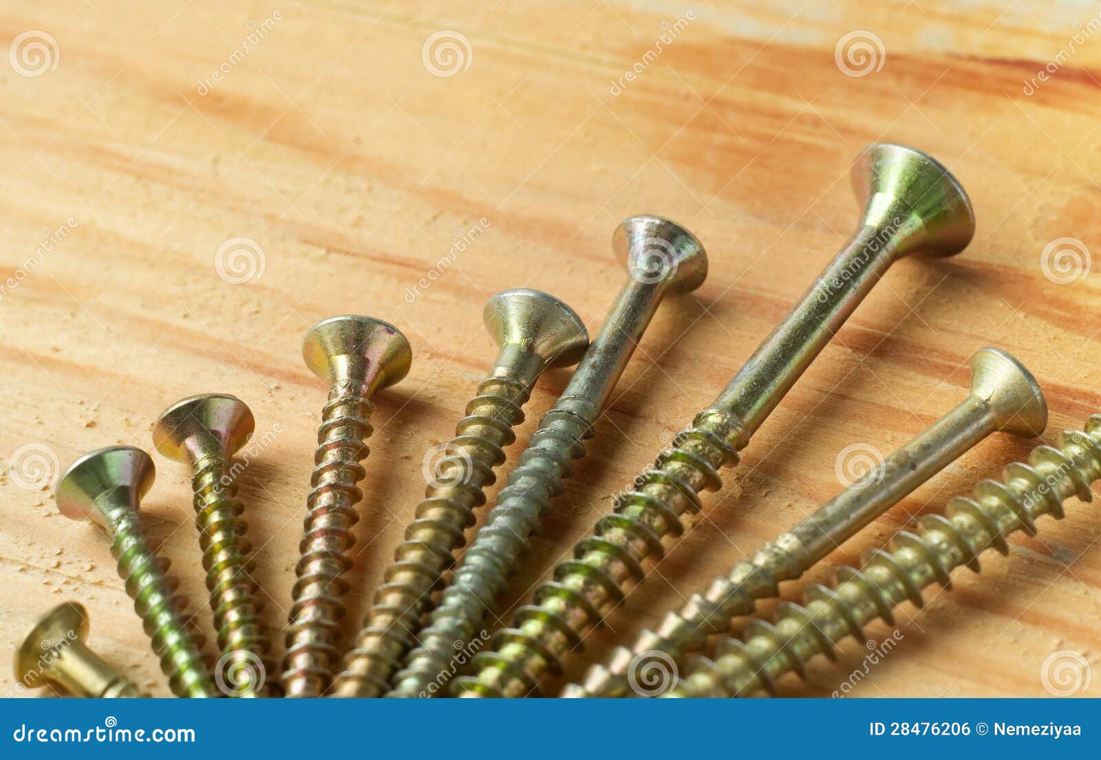 Metal screws stock photo. Image of multiple, machined - 28476206