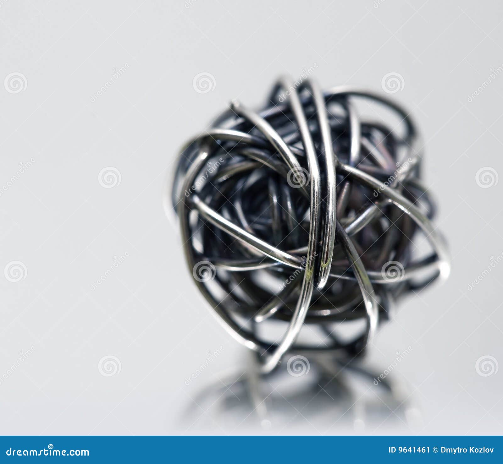 Metal scribble ball stock image. Image of atom, drawing - 9641461