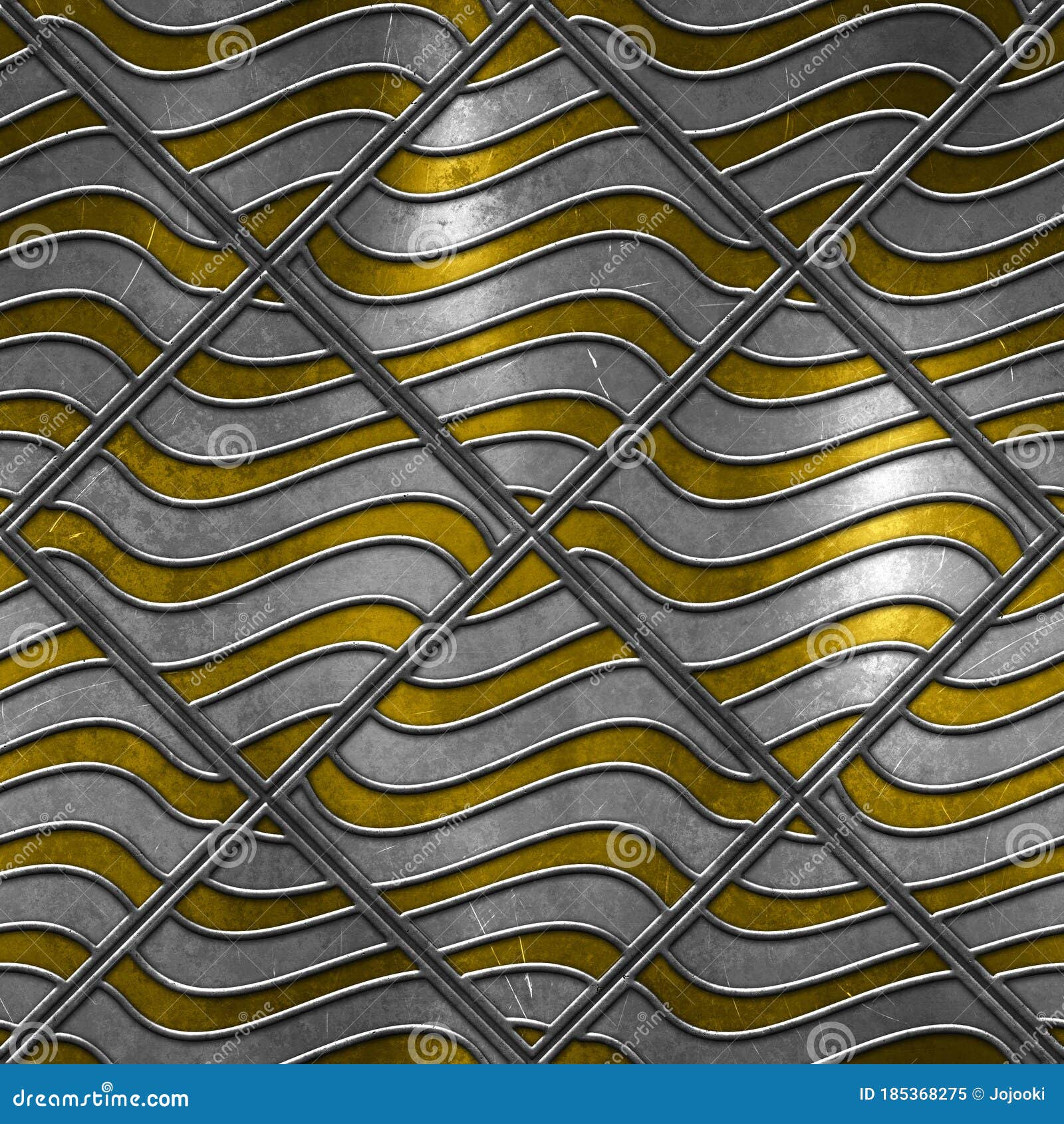 Metal Seamless Texture with Diagonal Square Pattern, Panel, 3d ...