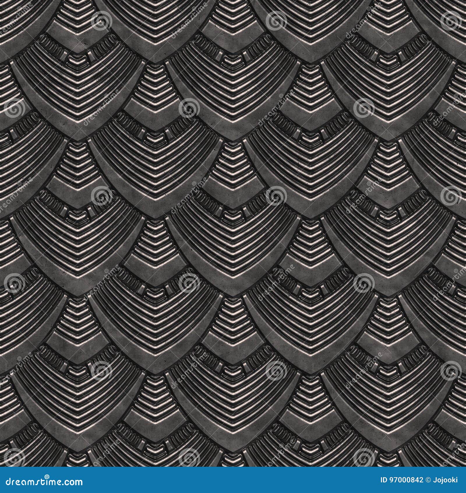 Metal Seamless Texture with Pattern Stock Illustration - Illustration ...