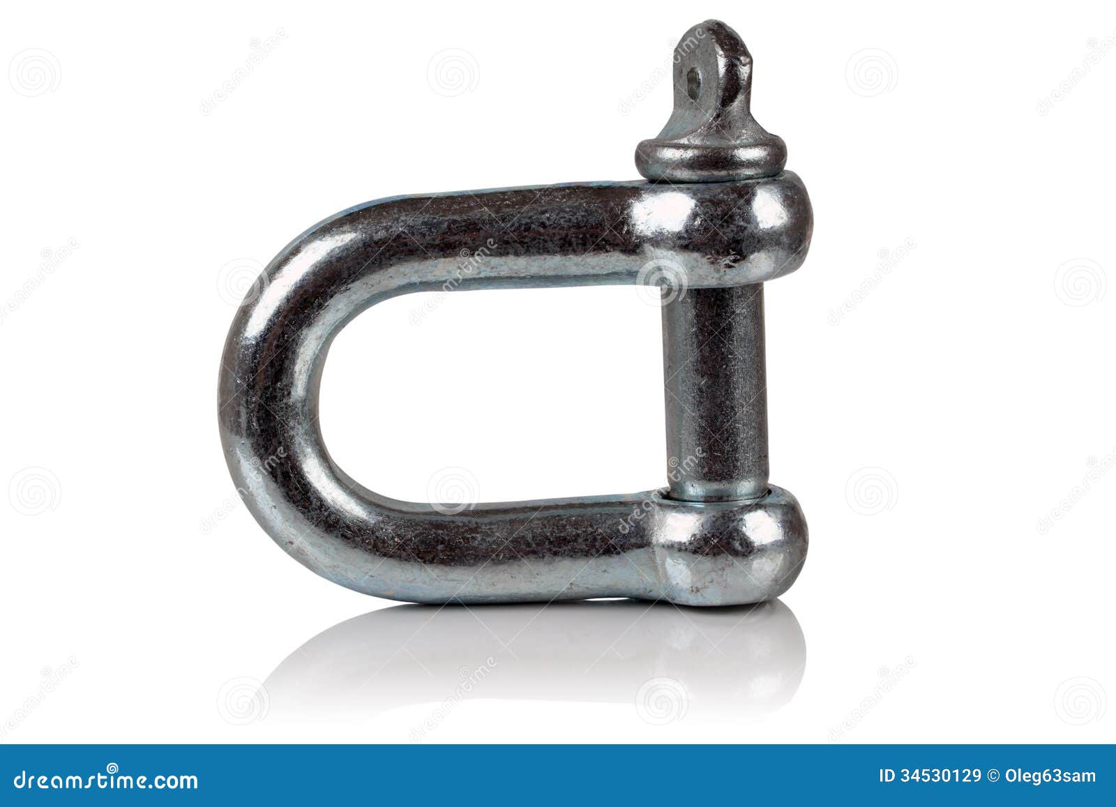Metal Shackle stock image. Image of metallic, limit, shackle - 34530129