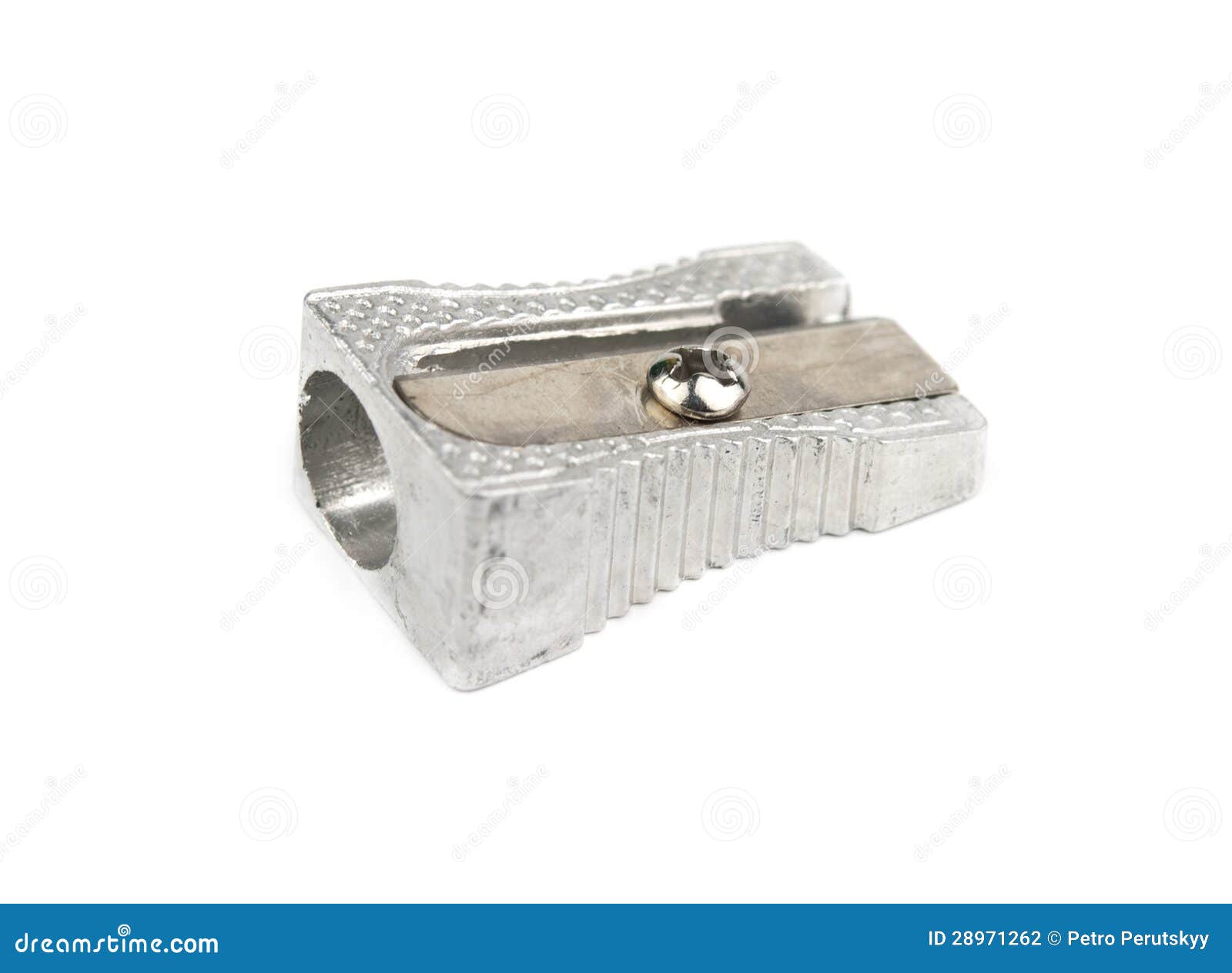Metal sharpener stock photo. Image of clipping, silver - 28971262