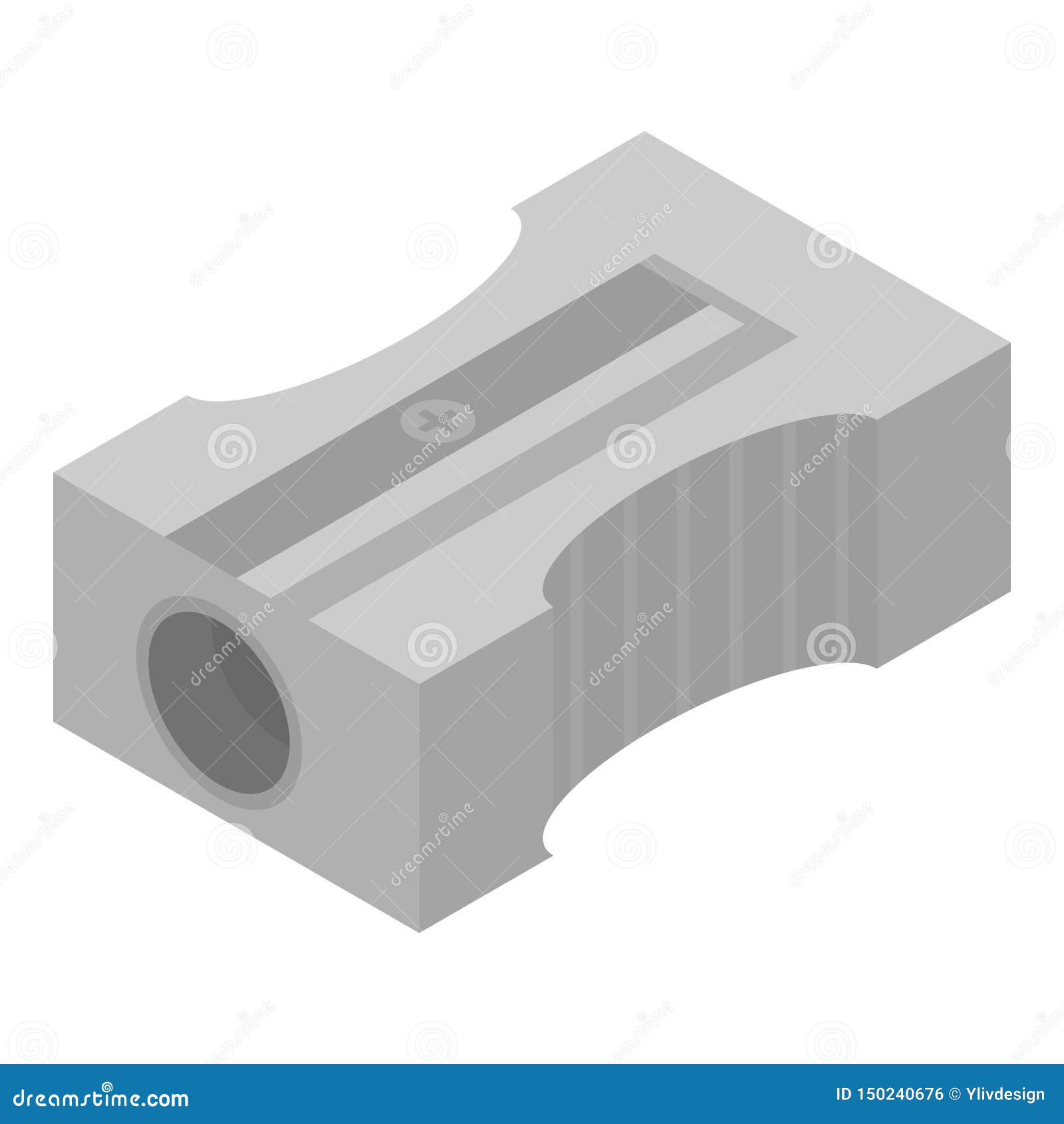 Metal Sharpener Icon, Isometric Style Stock Vector - Illustration of ...