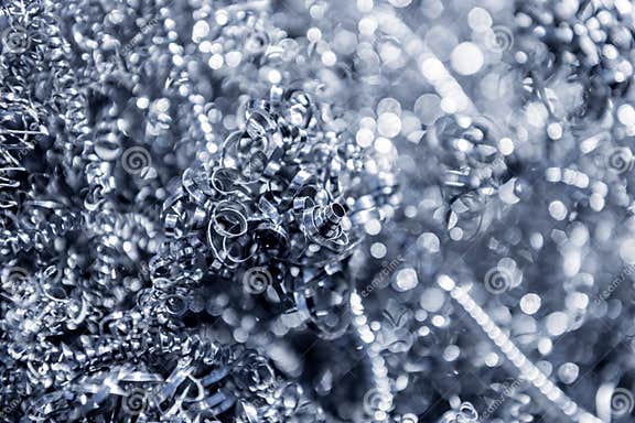 Metal Shaving from CNC Milling Machine Process Stock Image - Image of ...