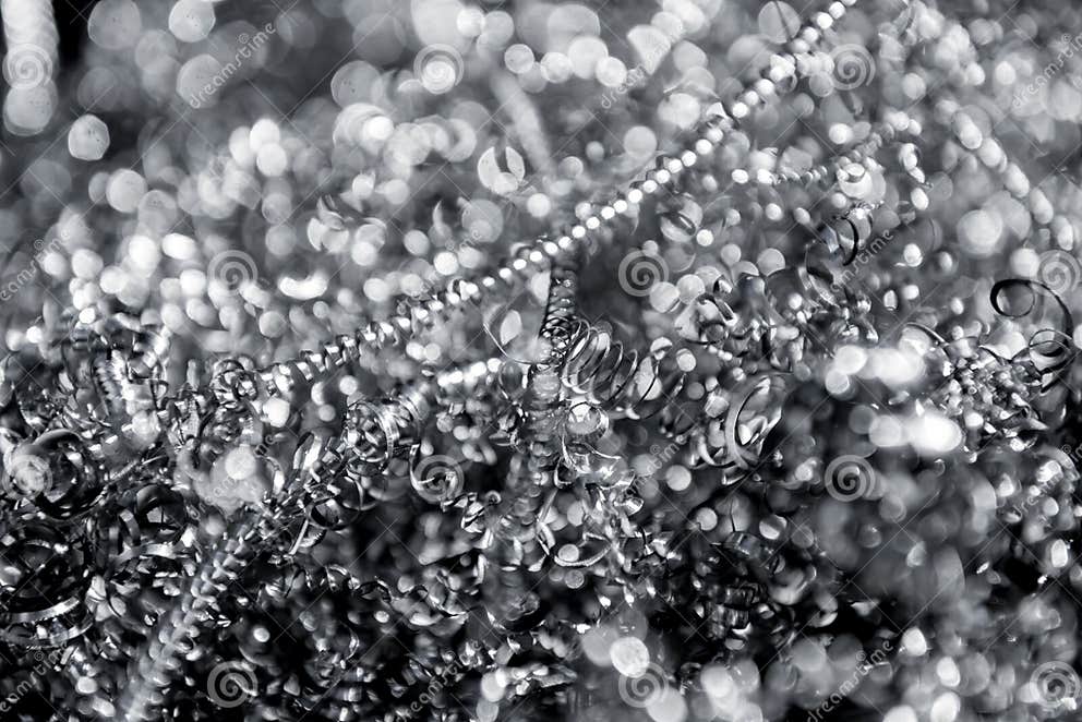 Metal Shaving from CNC Milling Machine Process Stock Image - Image of ...