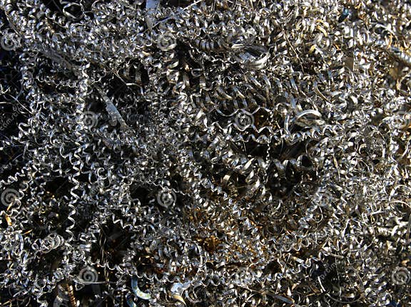 Metal Shavings stock image. Image of shiny, iron, metallic - 74837