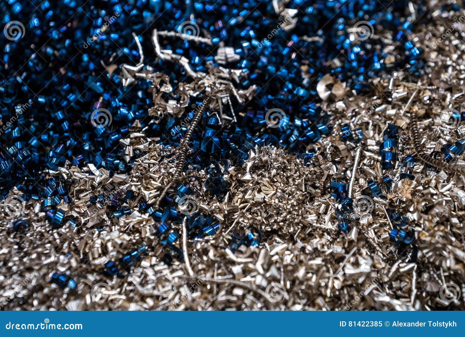 Metal Shavings After Work Of Machine Texture Background Royalty-Free ...