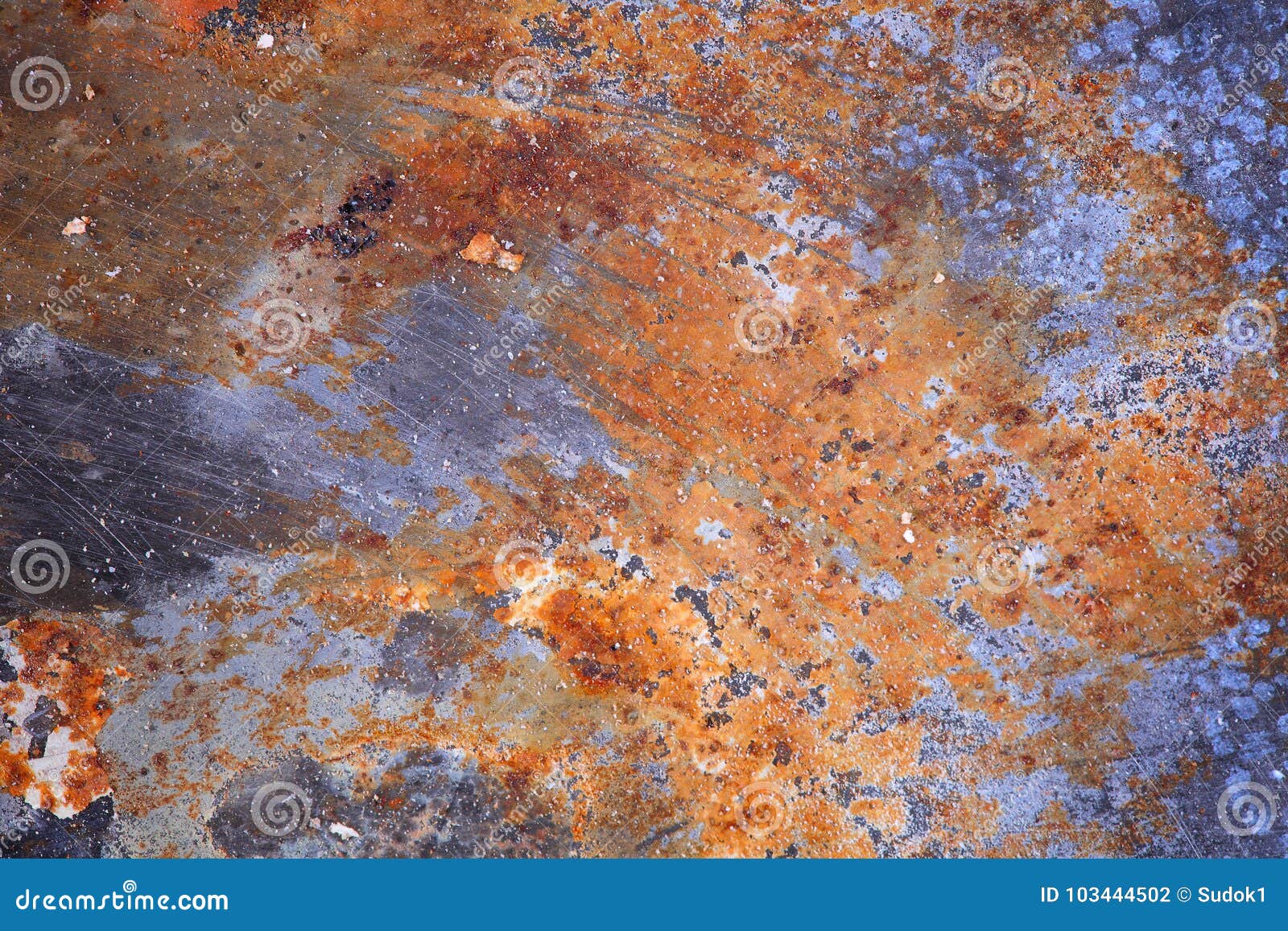 Metal Sheet Background with Corroded Texture Stock Photo - Image of ...