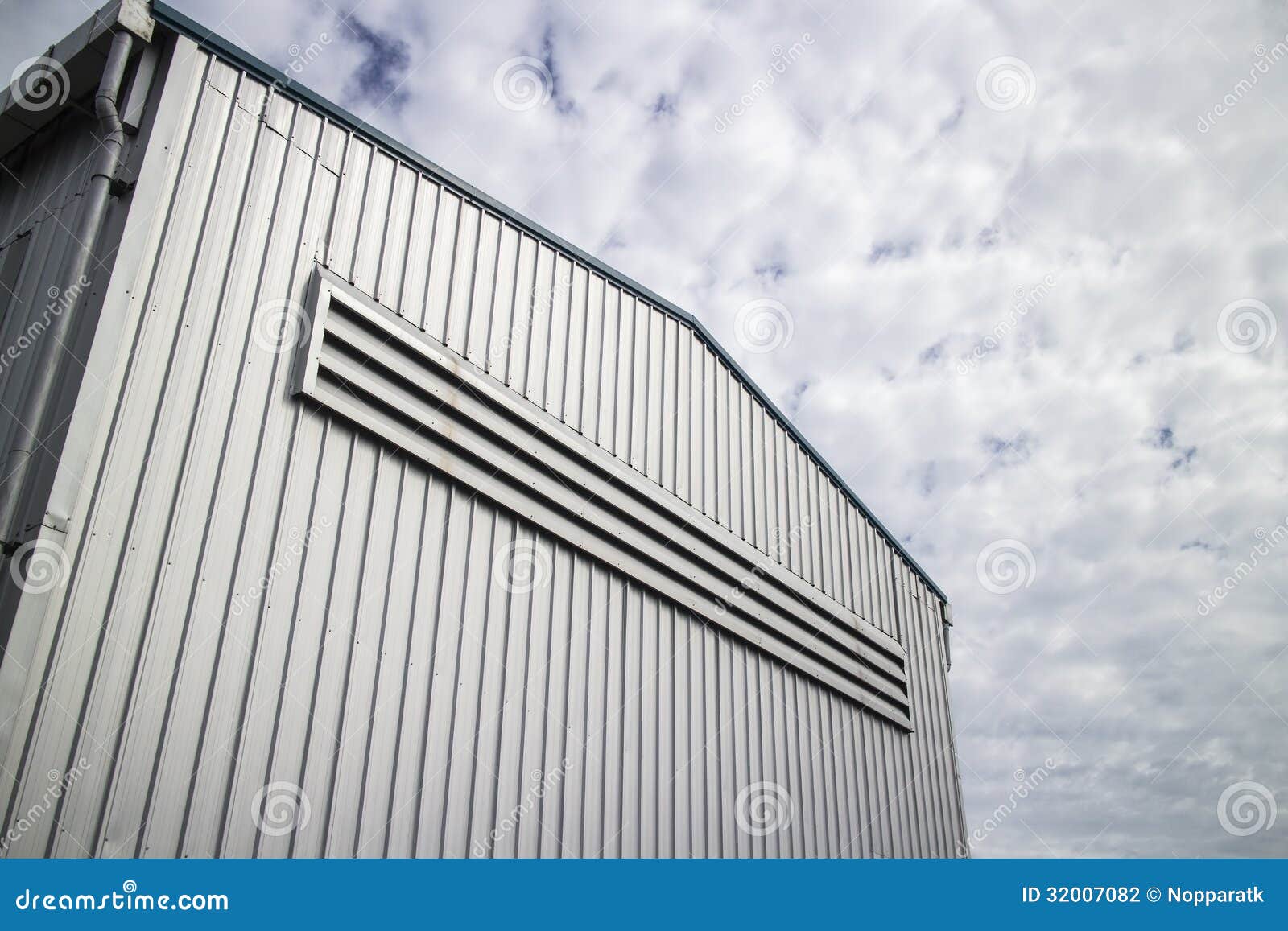 Metal sheet building stock photo. Image of commerce, industrial - 32007082