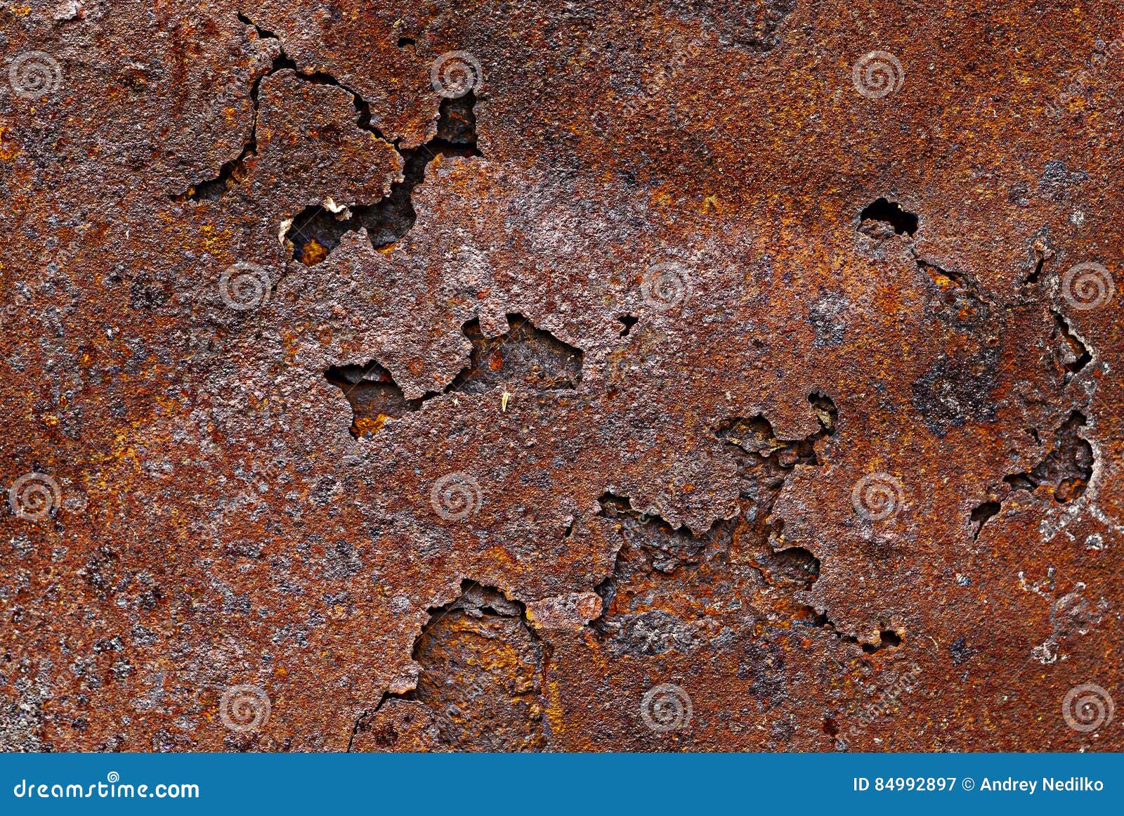 The Metal Sheet Covered with Corrosion Stock Image - Image of metal ...