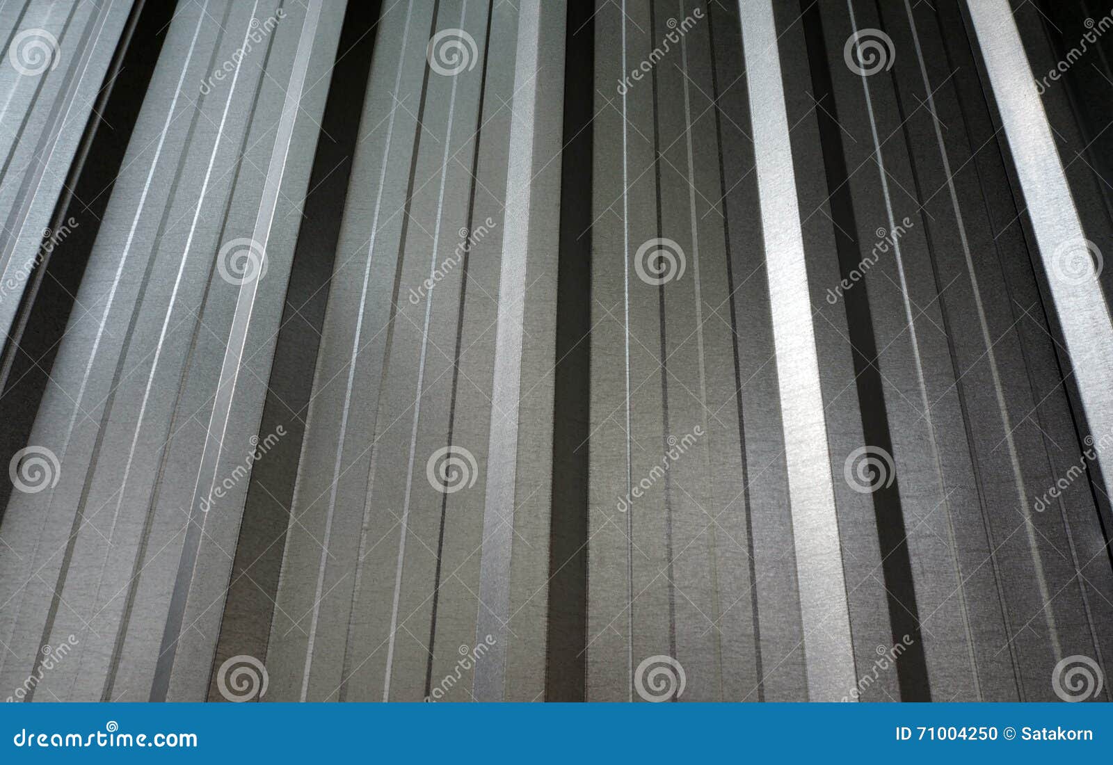 Metal sheet Fence stock photo. Image of sheet, grey, metal - 71004250