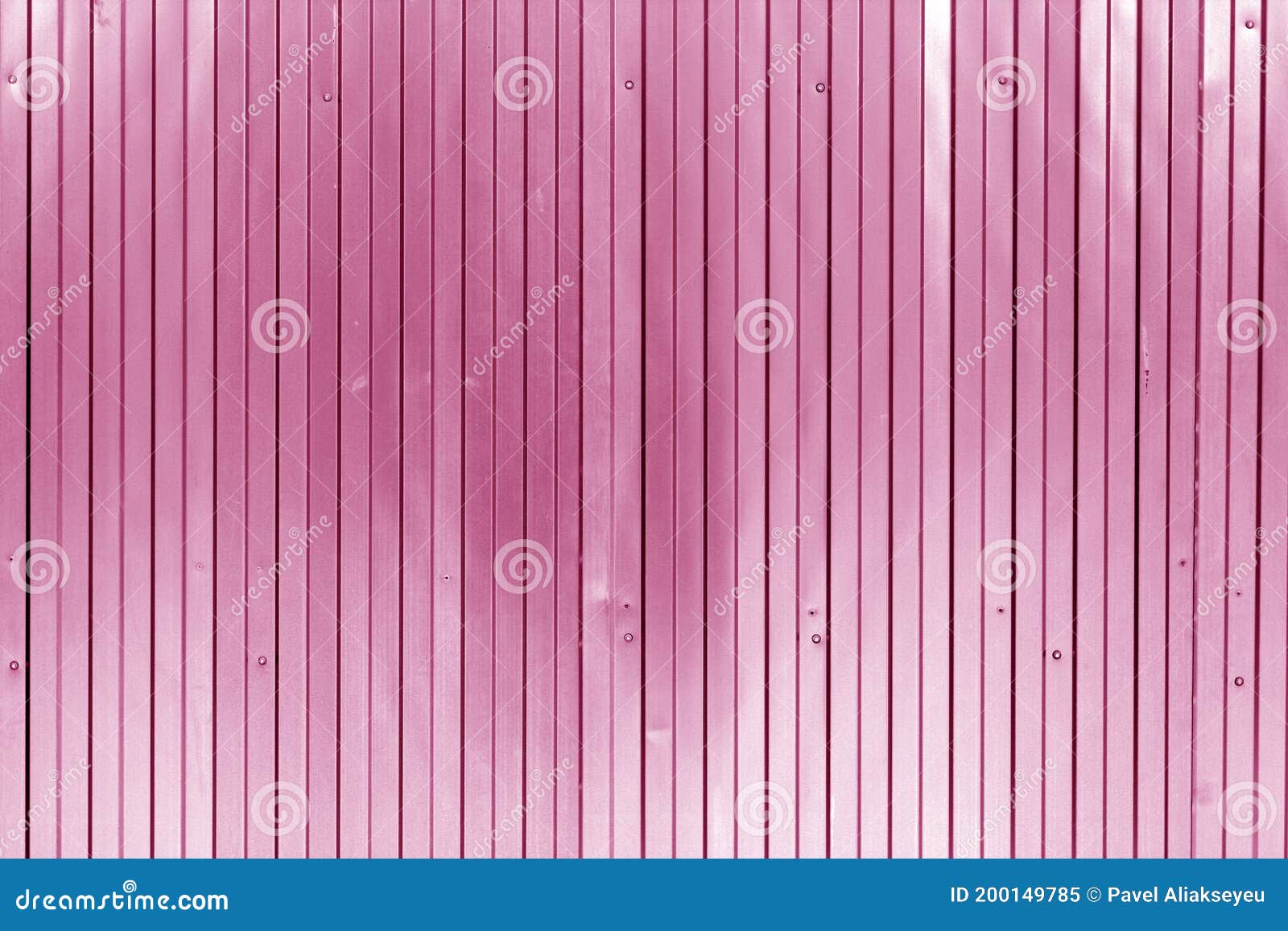 Metal Sheet Fence Texture in Pink Color Stock Image - Image of ...