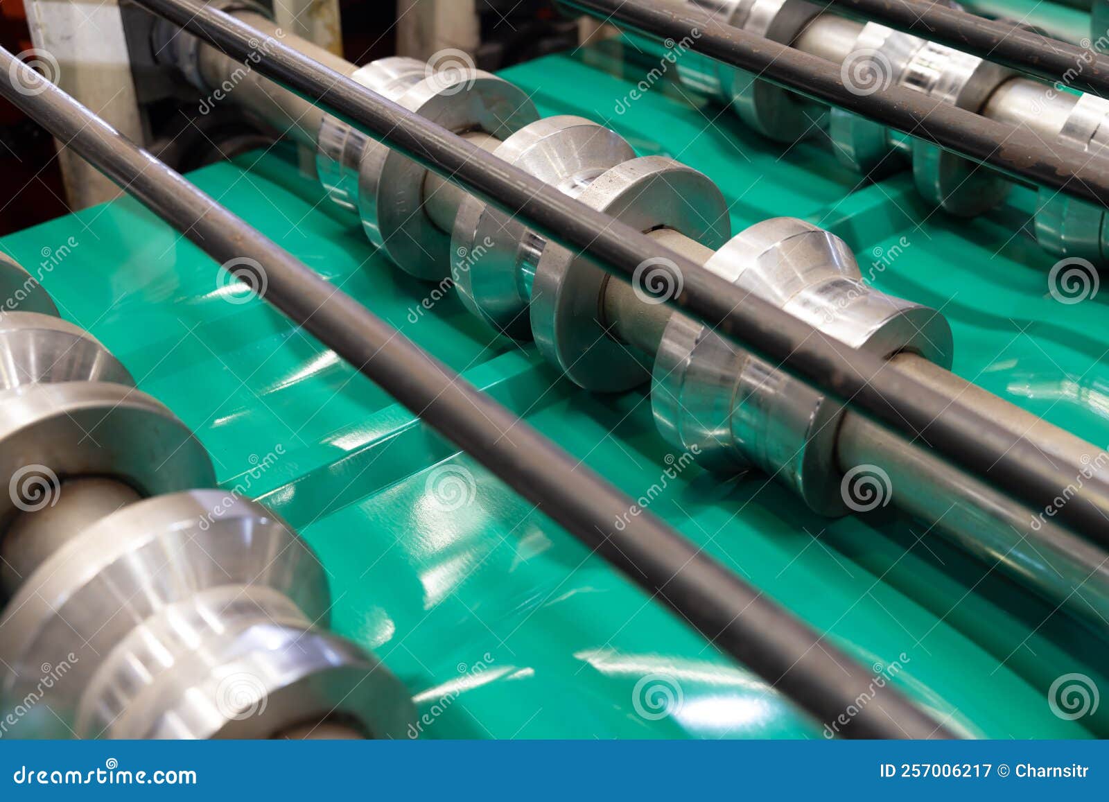 Metal Sheet Forming Machine in the Factory Stock Image - Image of ...
