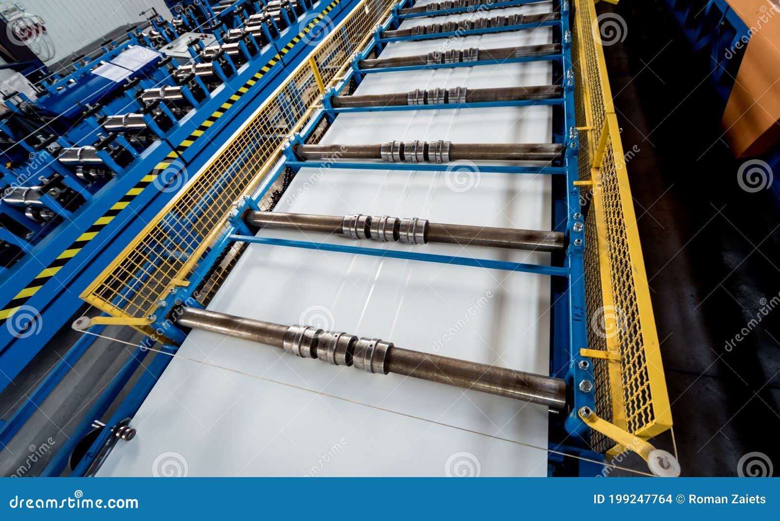 Metal Sheet Forming Machine at the Modern Metalwork Factory. Stock ...