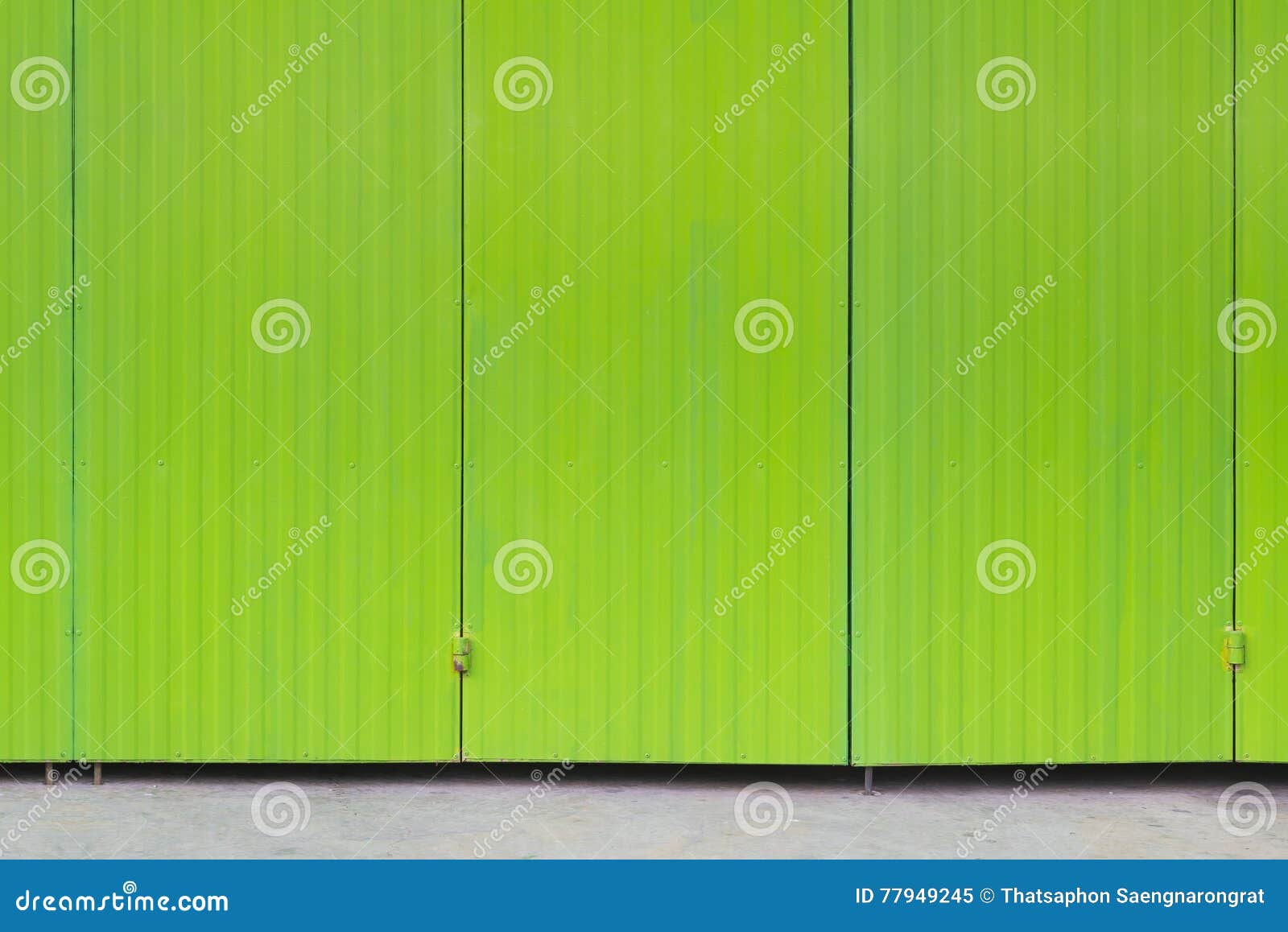 Metal Sheet with Green Color Painted, Background Stock Image - Image of ...