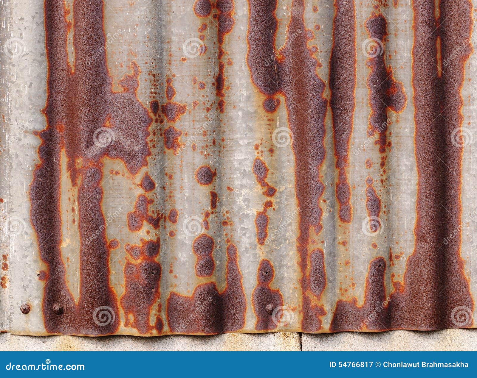 Metal sheet stock image. Image of rust, corrugated, orange - 54766817