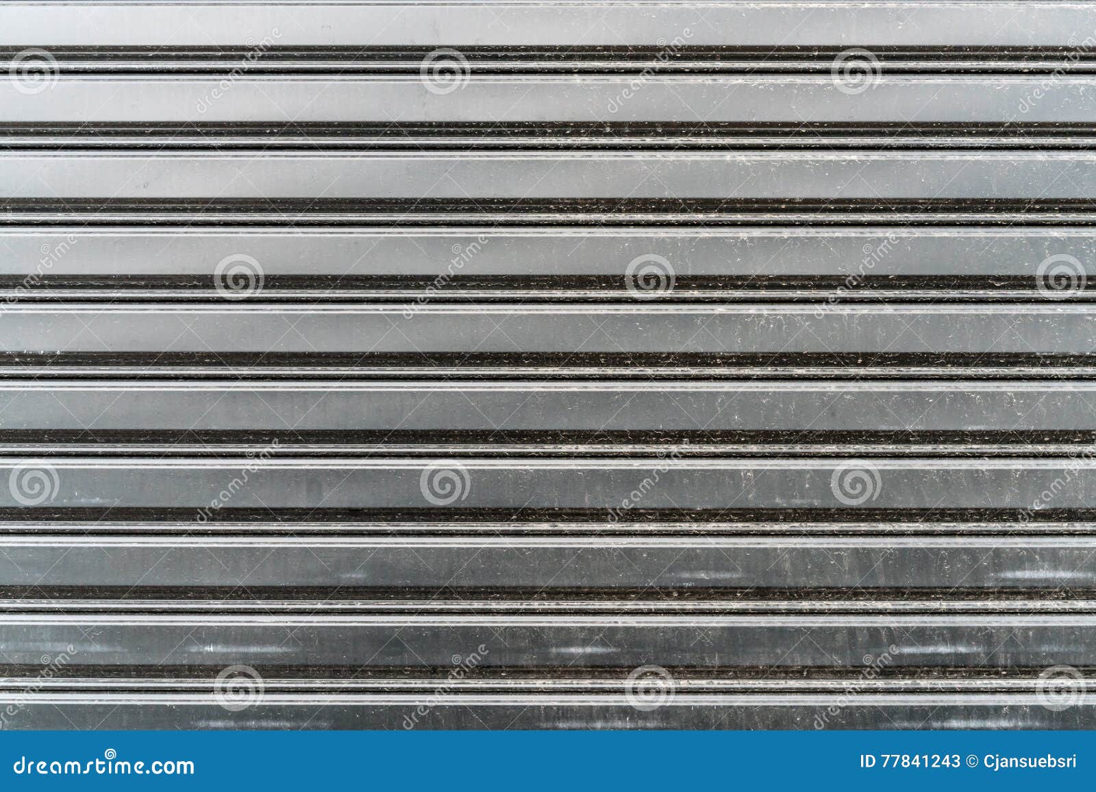 Metal sheet of roller gate stock image. Image of industrial - 77841243