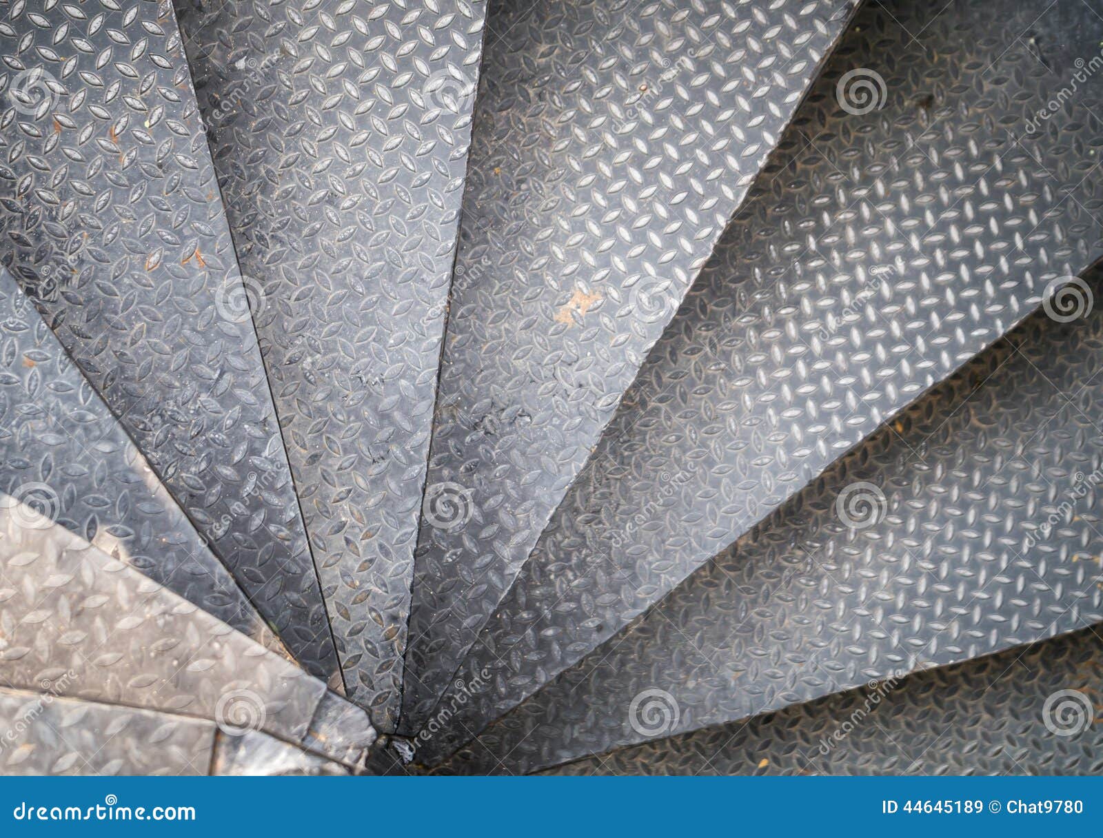 Metal Sheet Staircase from Top View Stock Image - Image of texture ...