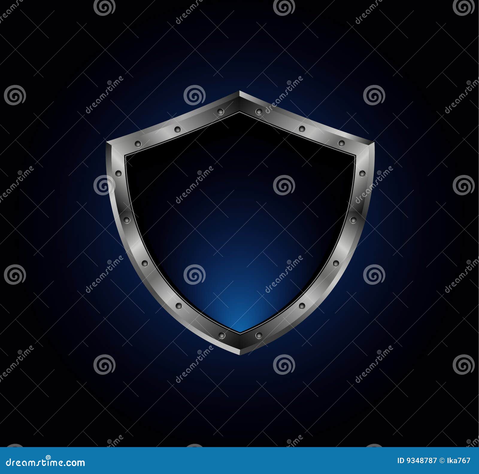 Metal Shield On Seamless Texture Cartoon Vector | CartoonDealer.com ...