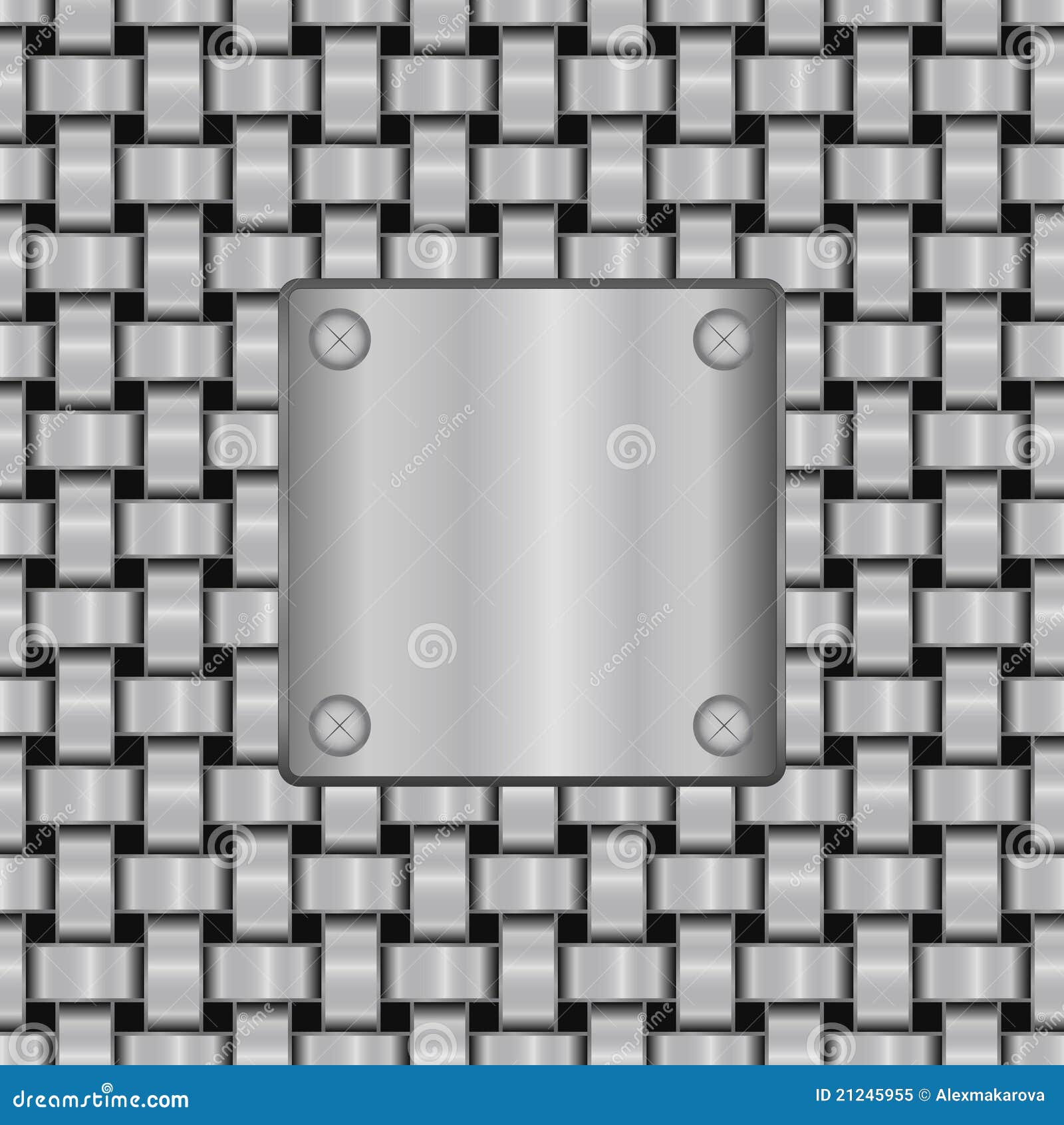 Metal Shield on Seamless Texture Stock Vector - Illustration of design ...