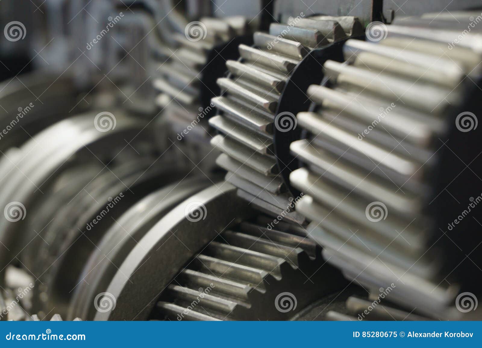 Metal shiny gear stock image. Image of shiny, attached - 85280675