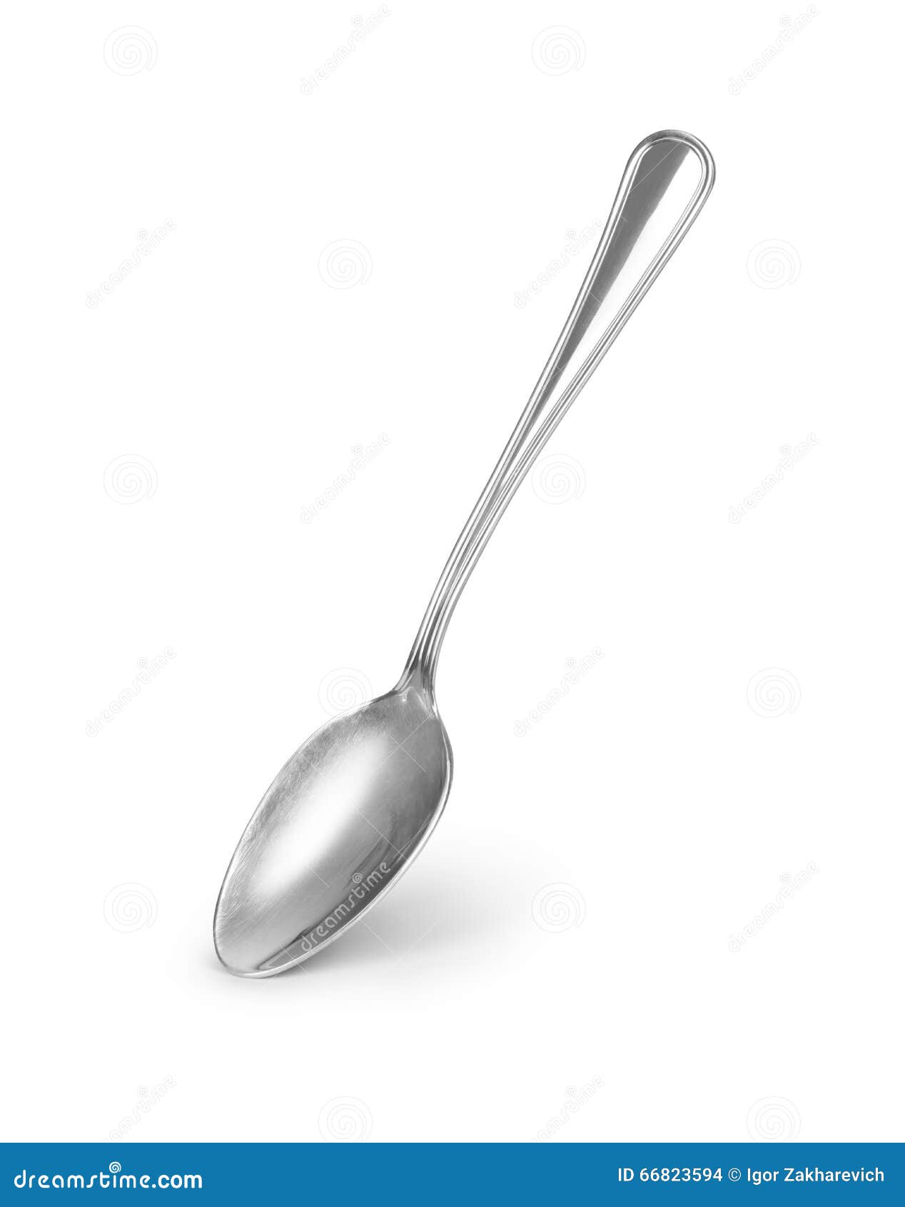 Metal shiny spoon stock photo. Image of spoon, kitchen - 66823594