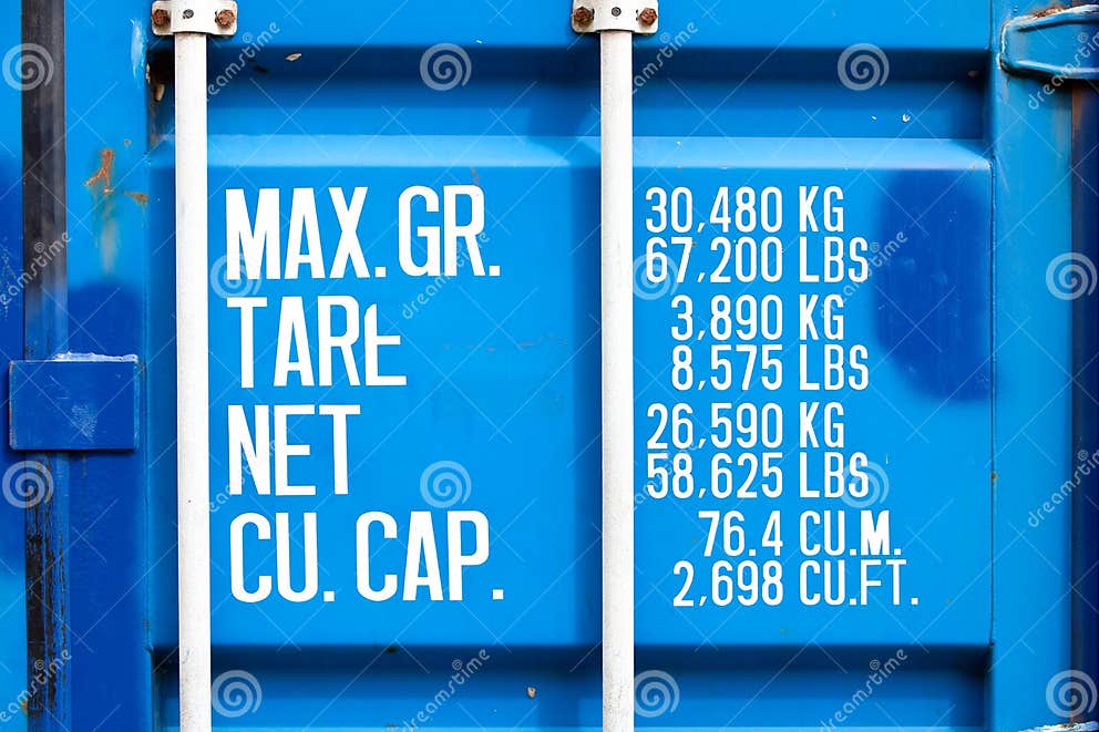 Metal Shipping Container stock photo. Image of cargo - 13991882