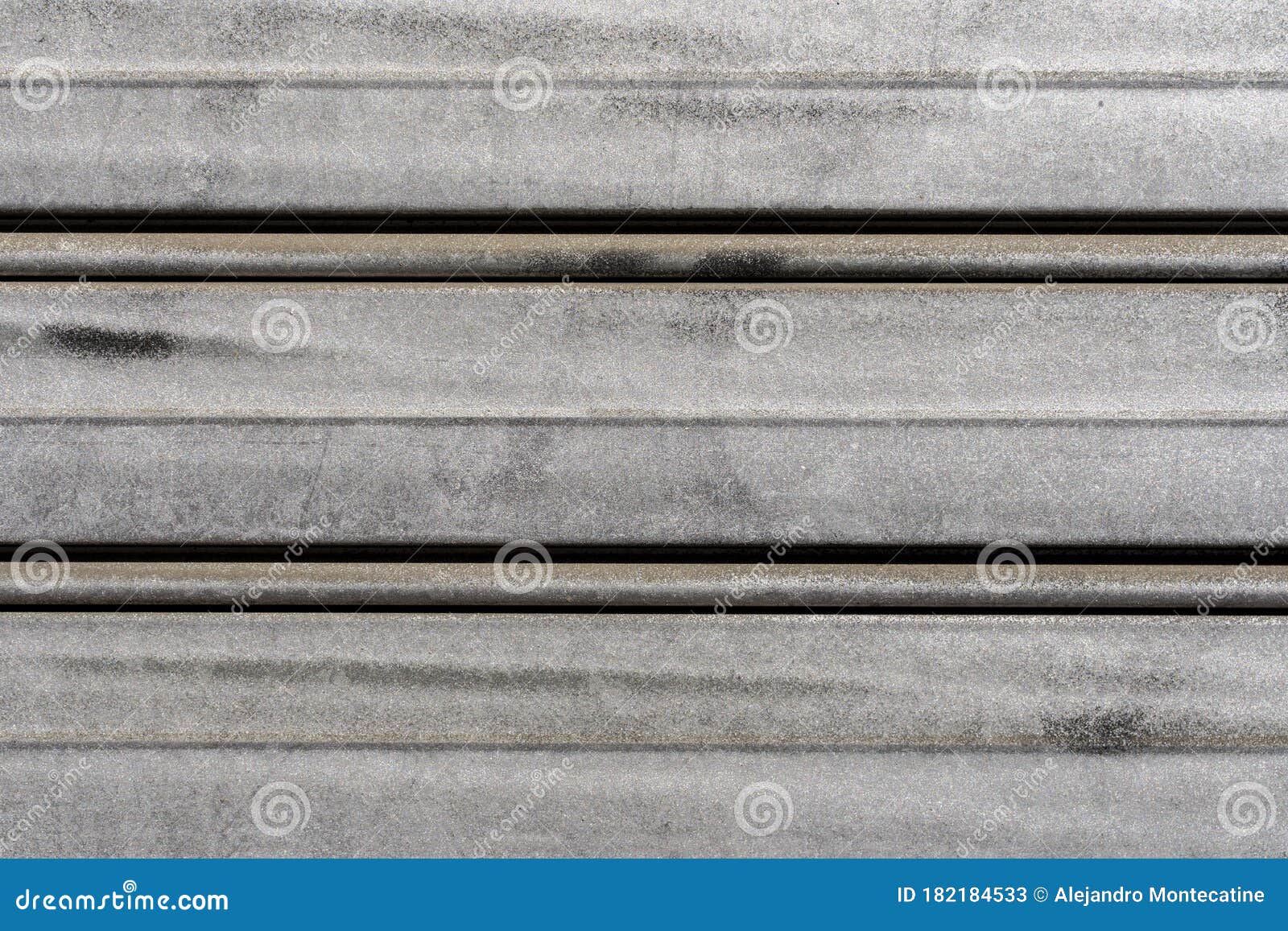 Metal Shutter Texture Silver Painted Stock Image - Image of textured ...