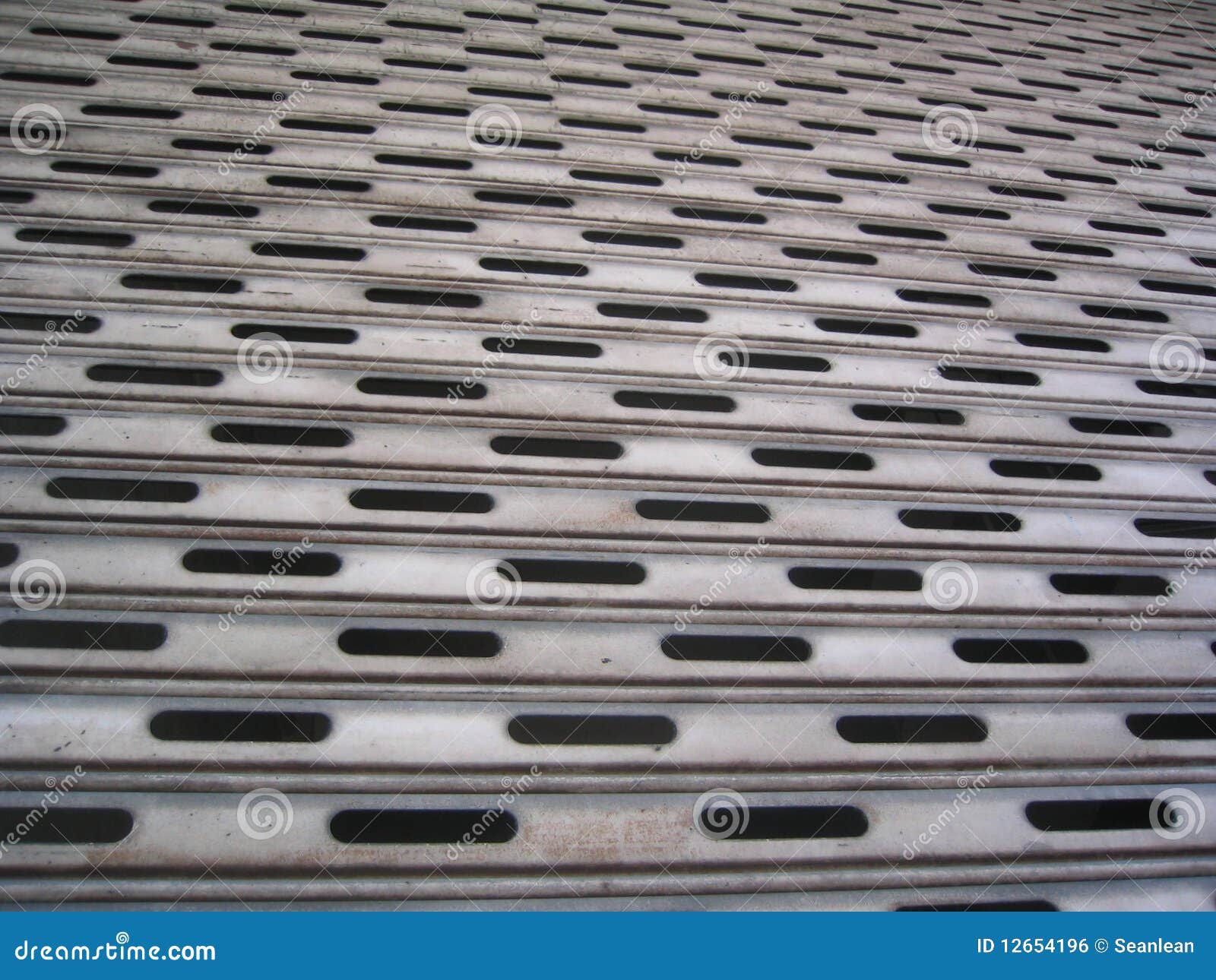 Metal shutters stock photo. Image of shut, door, shutter - 12654196