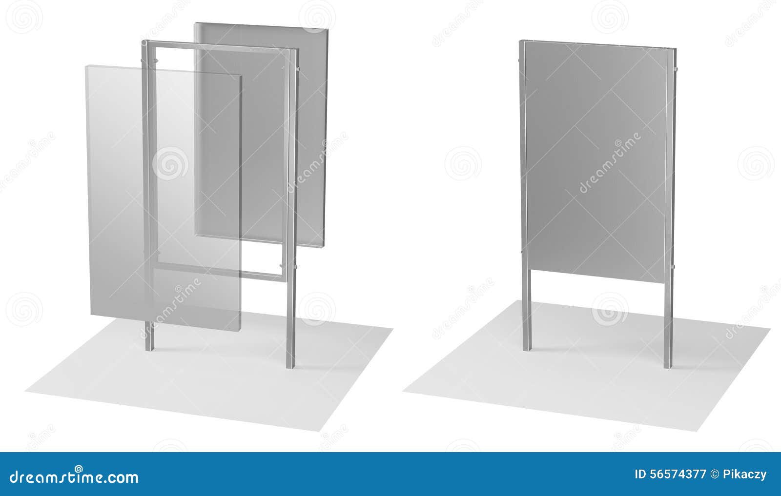 Metal signboard stock illustration. Illustration of promotion - 56574377