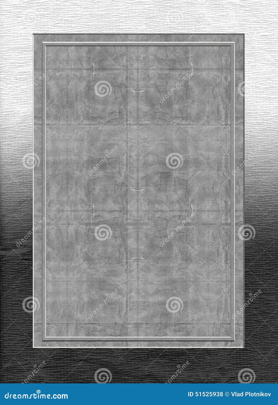 Metal Silver Background with Frame and Paper Texture Stock Photo ...