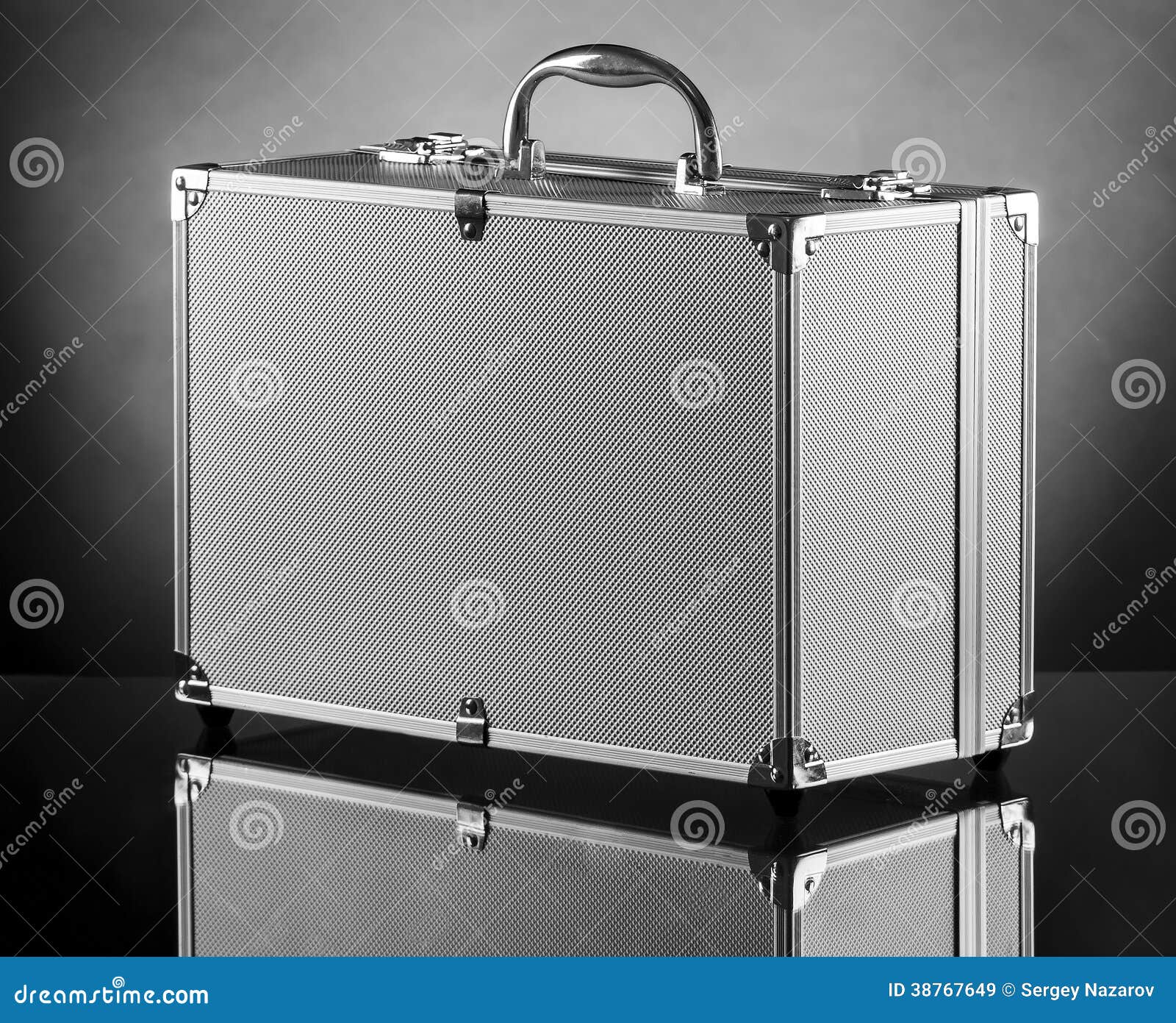 Metal silver case stock image. Image of casket, case - 38767649