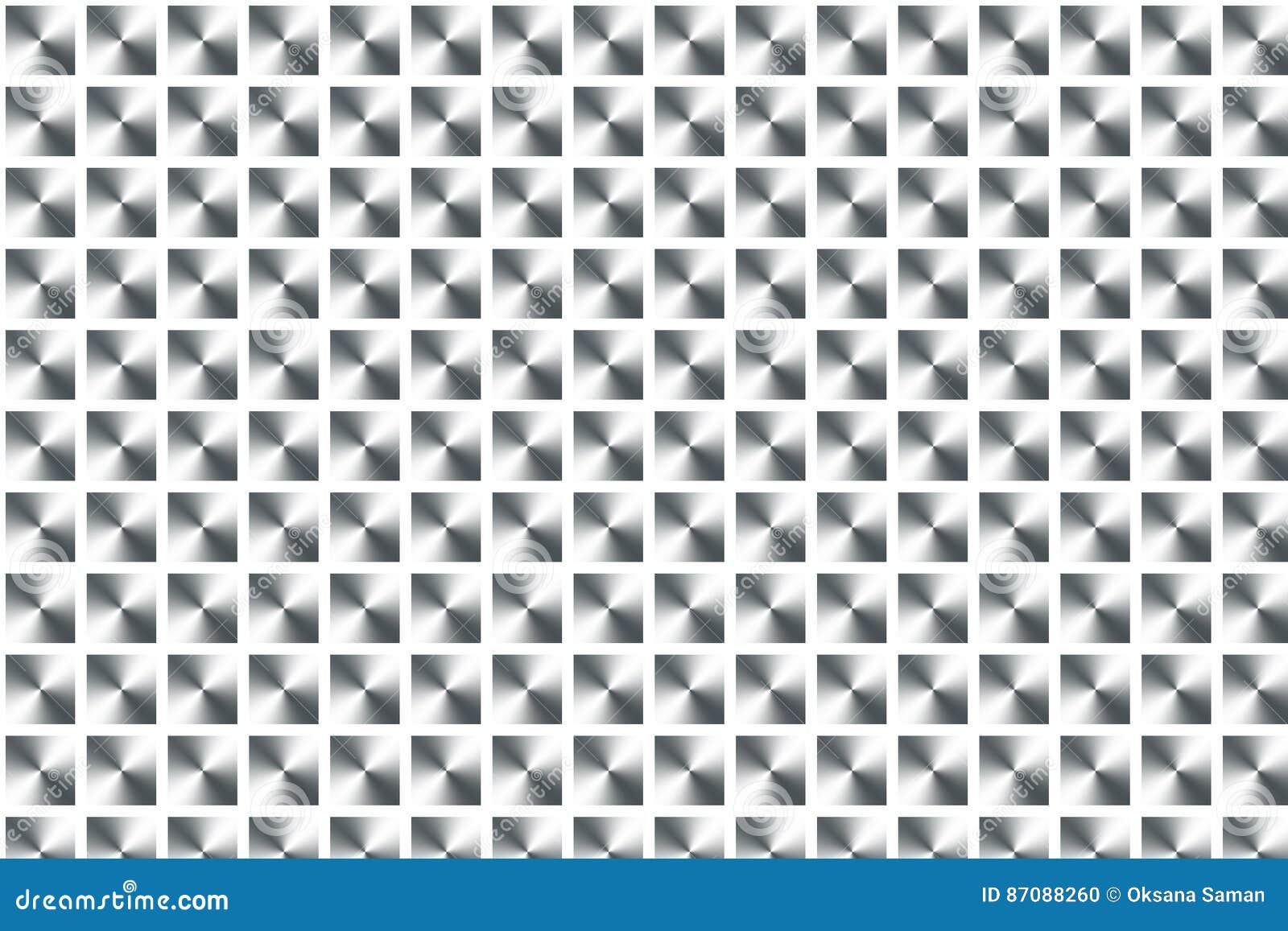 Metal Silver Checked Pattern Background. Stock Illustration ...