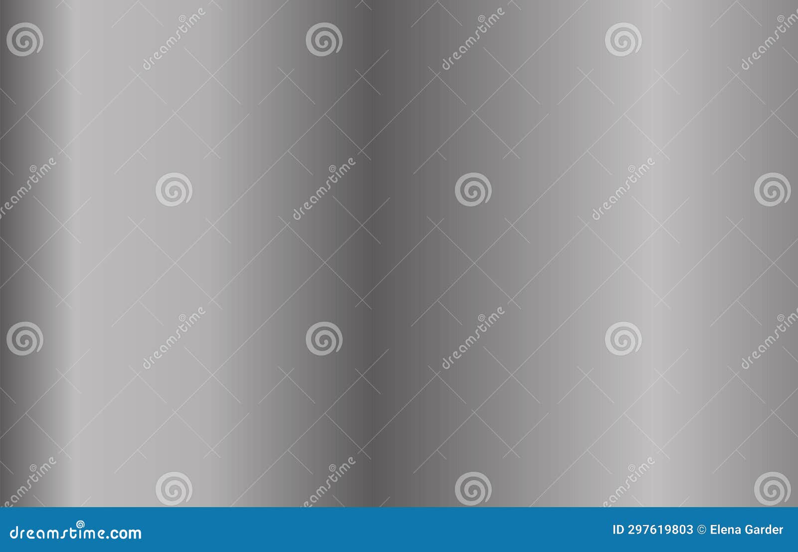 Metal Silver Gradient. Gray Shiny Aluminum Shapes Stock Illustration ...
