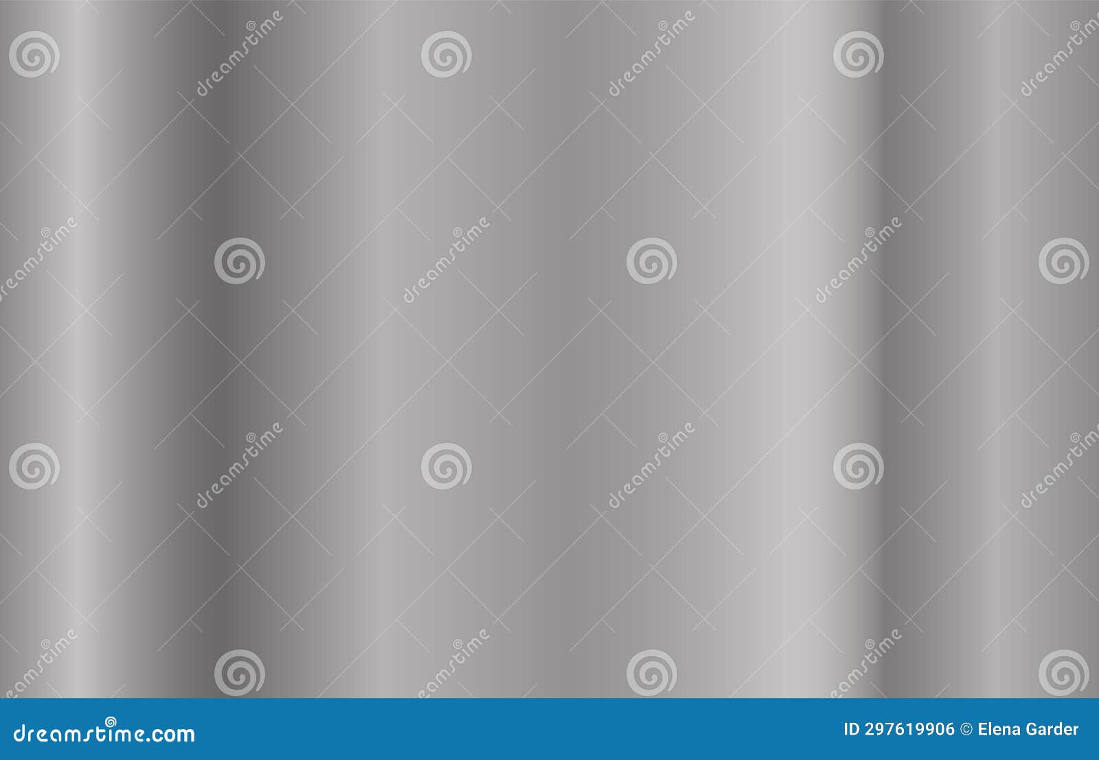 Metal Silver Gradient. Gray Shiny Aluminum Shapes Stock Vector ...