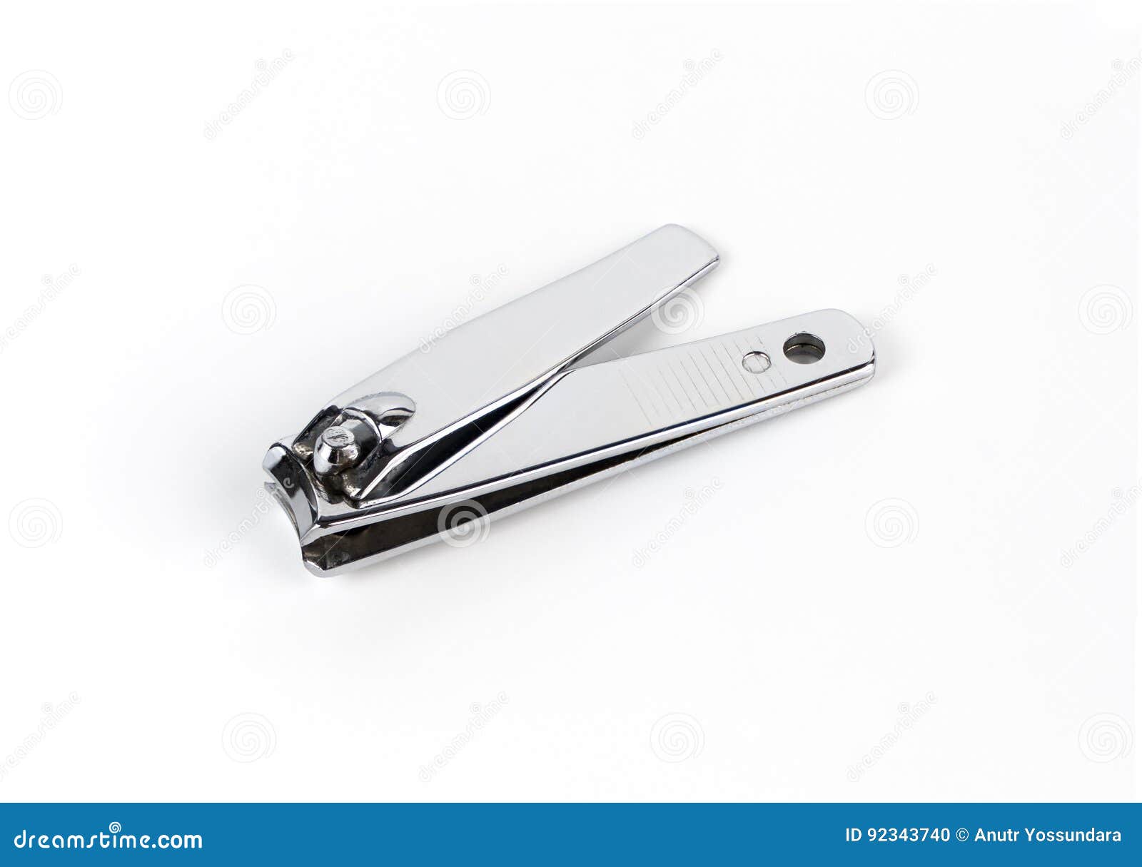 Metal Silver Nail Cutter for Nail Cutting Isolated Stock Photo - Image ...