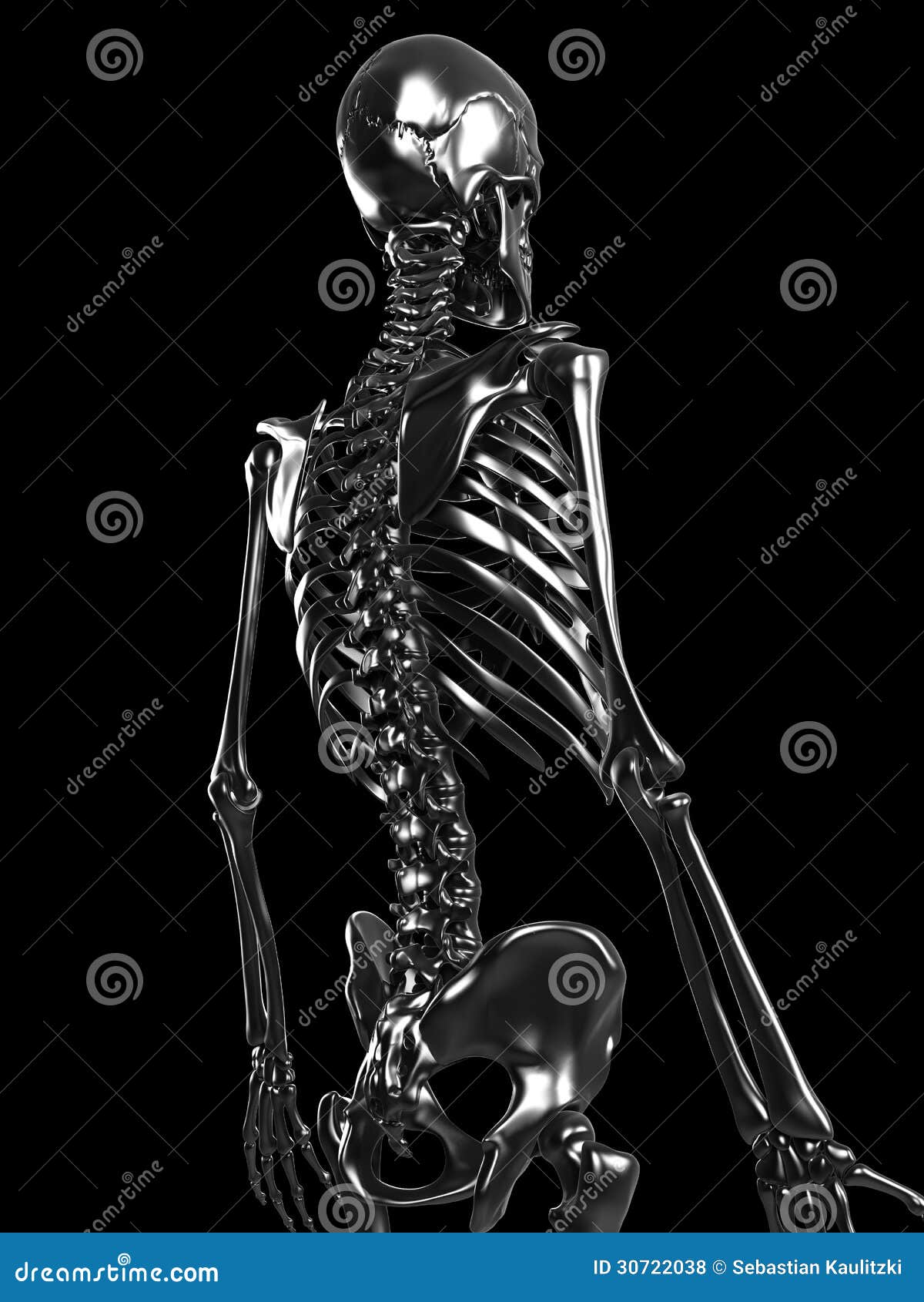 Metal skeleton stock illustration. Illustration of human - 30722038