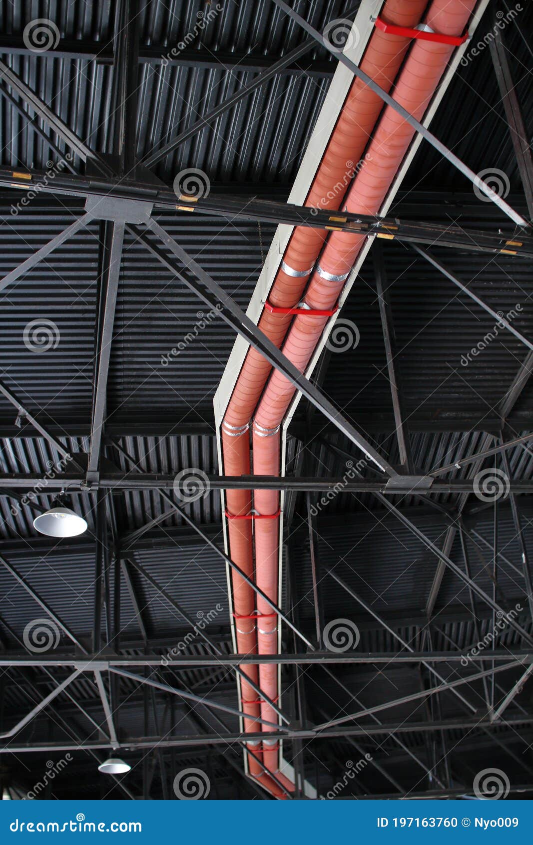 Metal Skeleton Of Industrial Structures Royalty-Free Stock Image ...