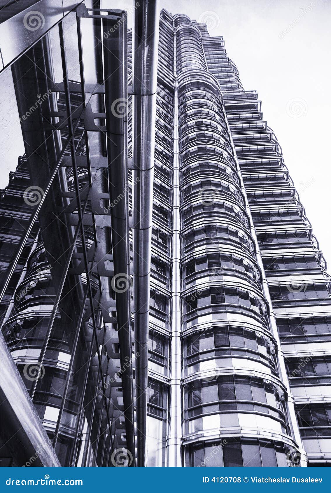 Metal skyscraper stock photo. Image of cityscape, power - 4120708