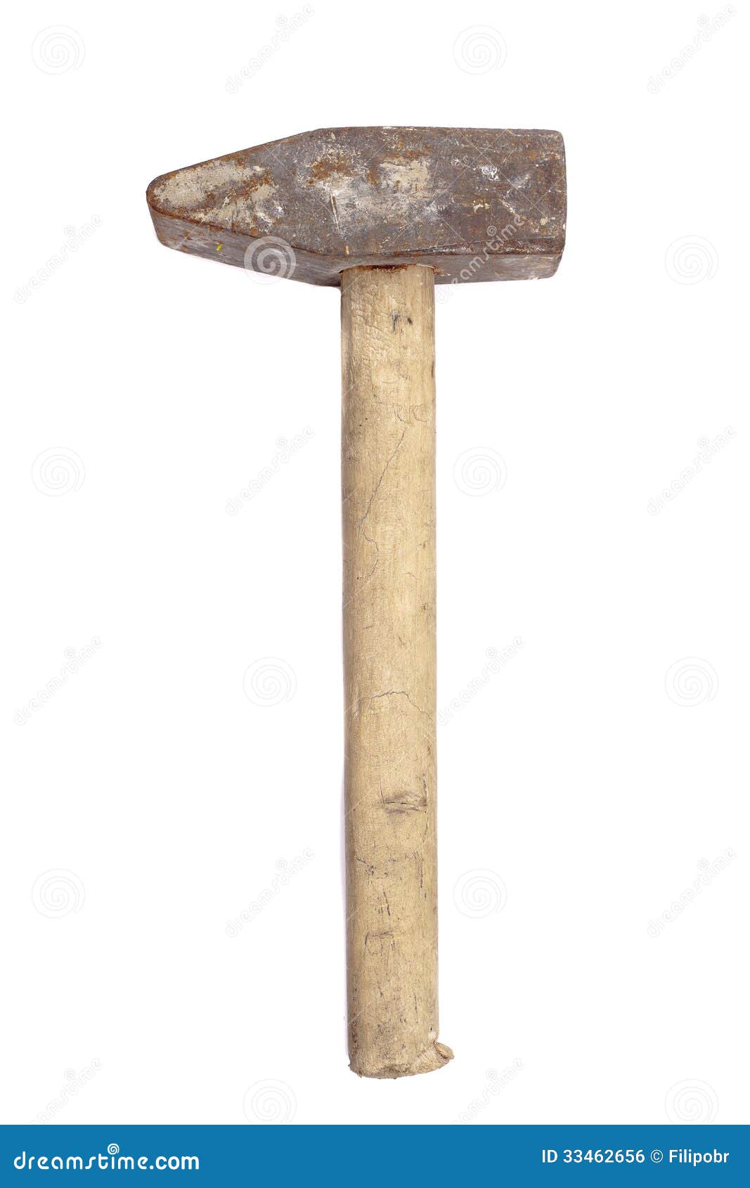 Metal Sledge Hammer Isolated on White Background Stock Photo - Image of ...