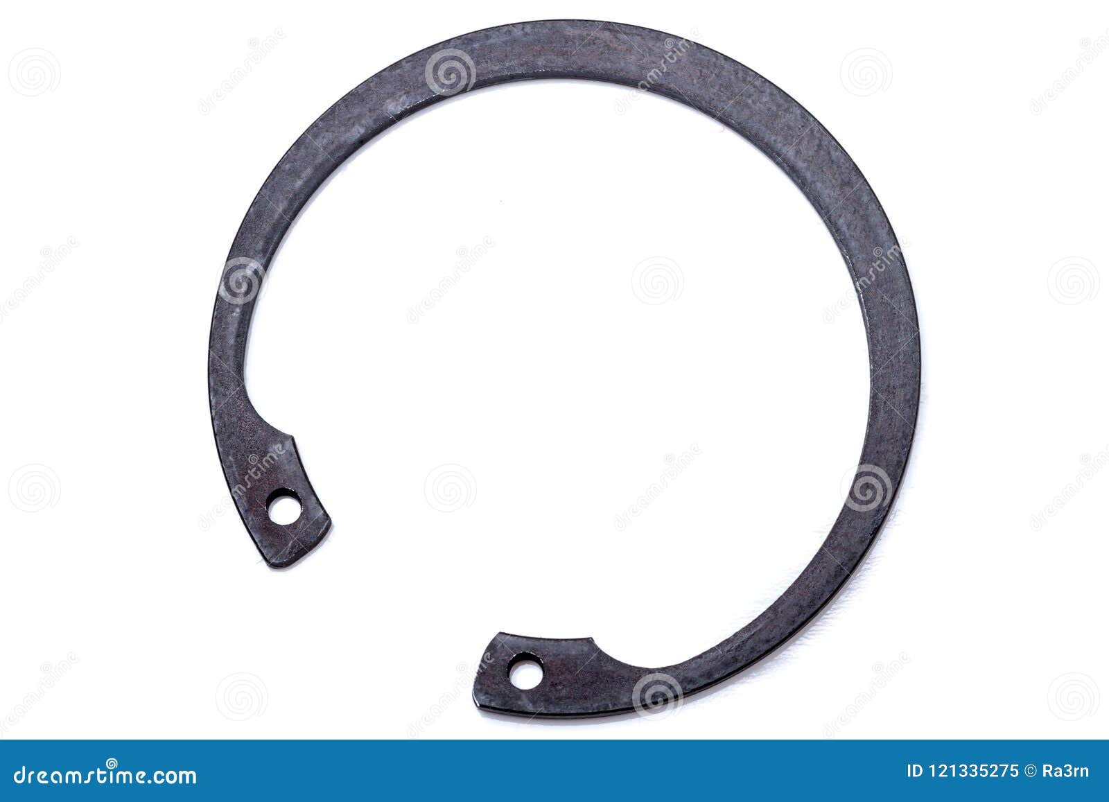 Metal retaining ring stock image. Image of retaining - 121335275