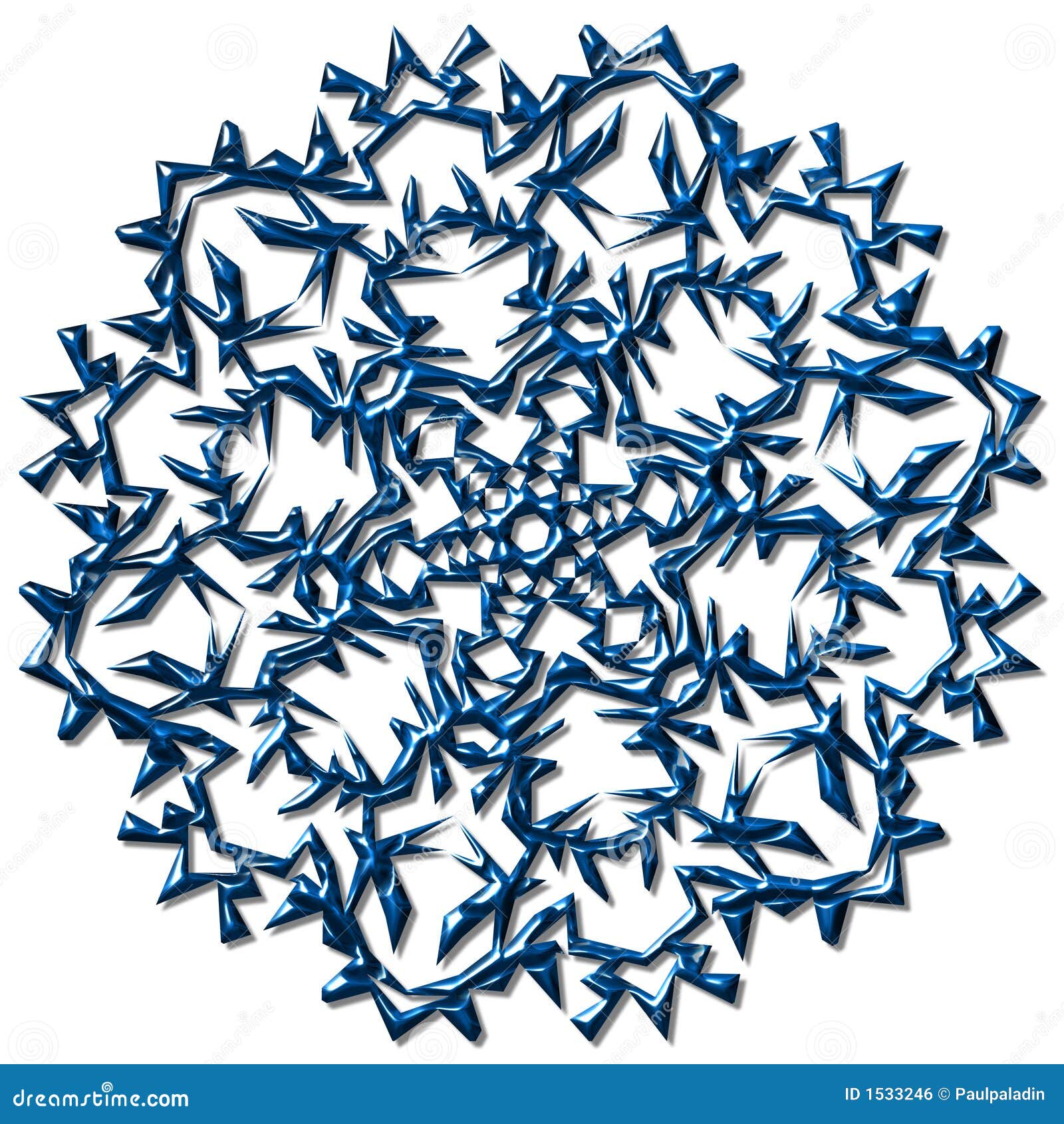 Metal Snowflake Picture. Image: 1533246