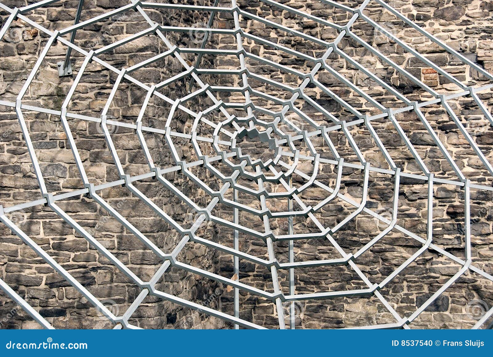 Metal spider web stock photo. Image of facade, artistic - 8537540