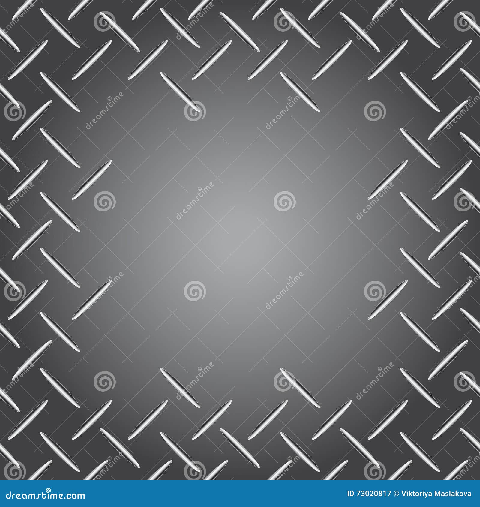 Metal spike frame on grey stock vector. Illustration of glow - 73020817