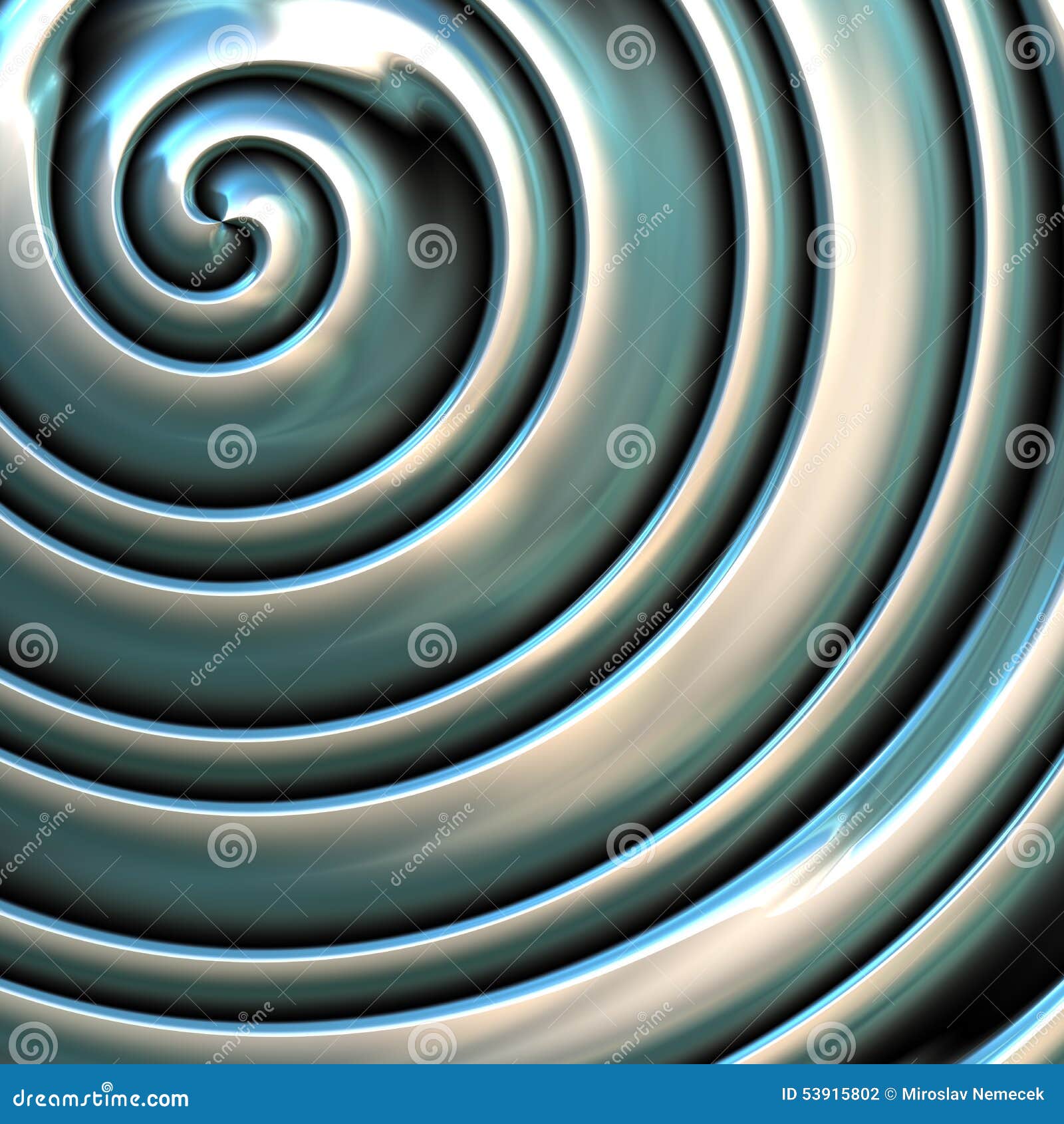 Metal Spiral Generated Texture Stock Illustration - Illustration of ...