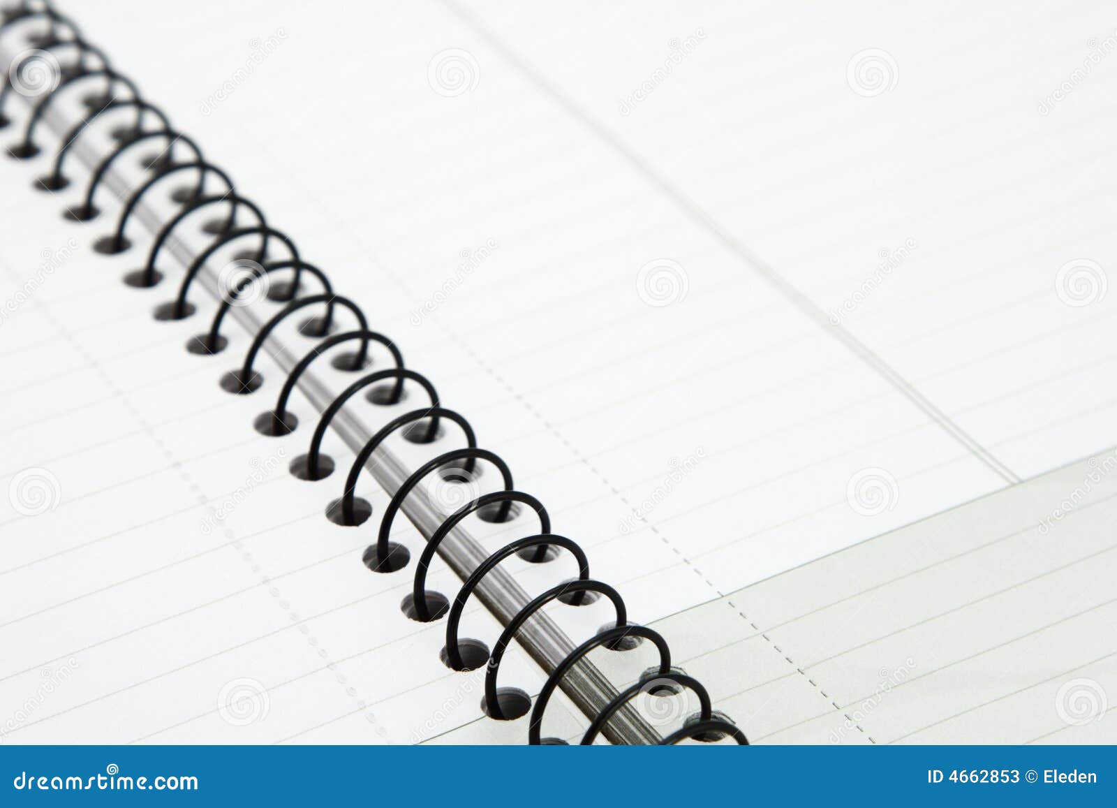 Metal Spiral Of Notebook Picture. Image: 4662853