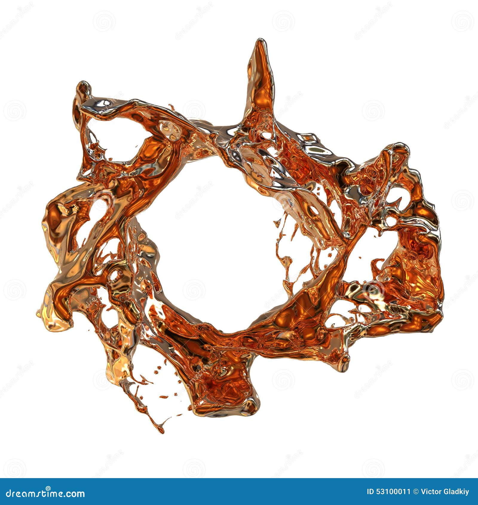 Metal Splash stock illustration. Illustration of motion - 53100011