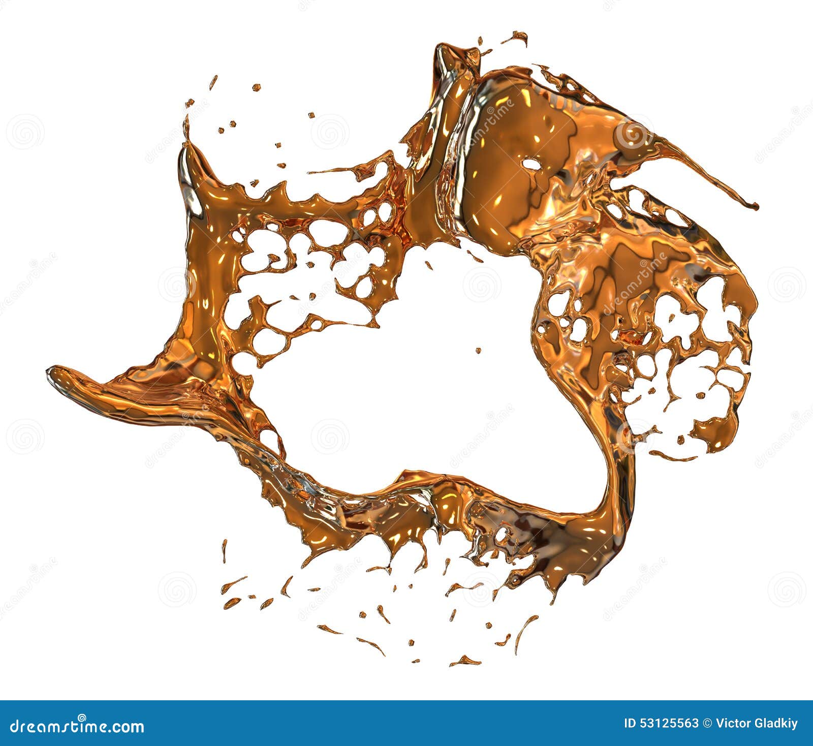 Metal Splash stock illustration. Illustration of abstract - 53125563