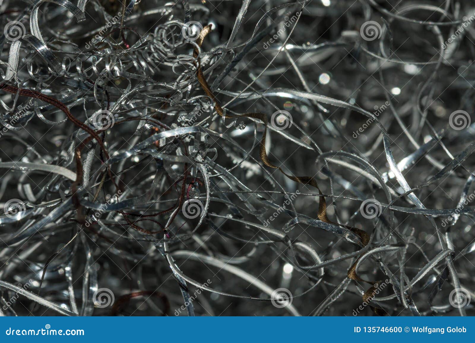 Metal splinter close-up stock photo. Image of recycling - 135746600