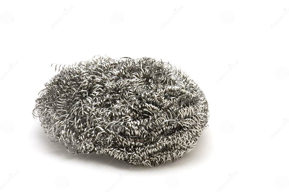 Metal sponge stock image. Image of object, kitchen, shine - 5793643